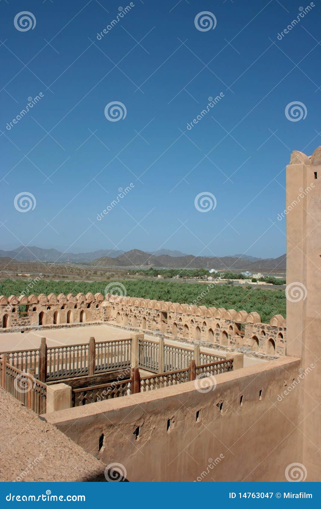 Jabrin Castle, Oman stock image. Image of fortress, ancient - 14763047