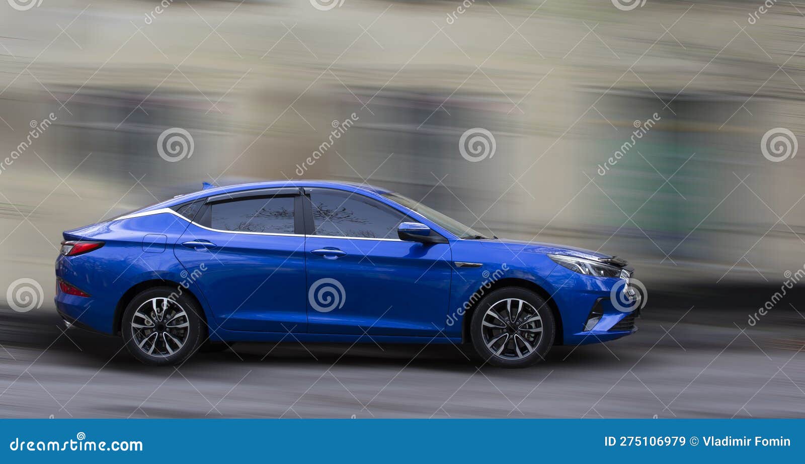 JAC blue car. stock image. Image of bumper, vehicle - 275106979