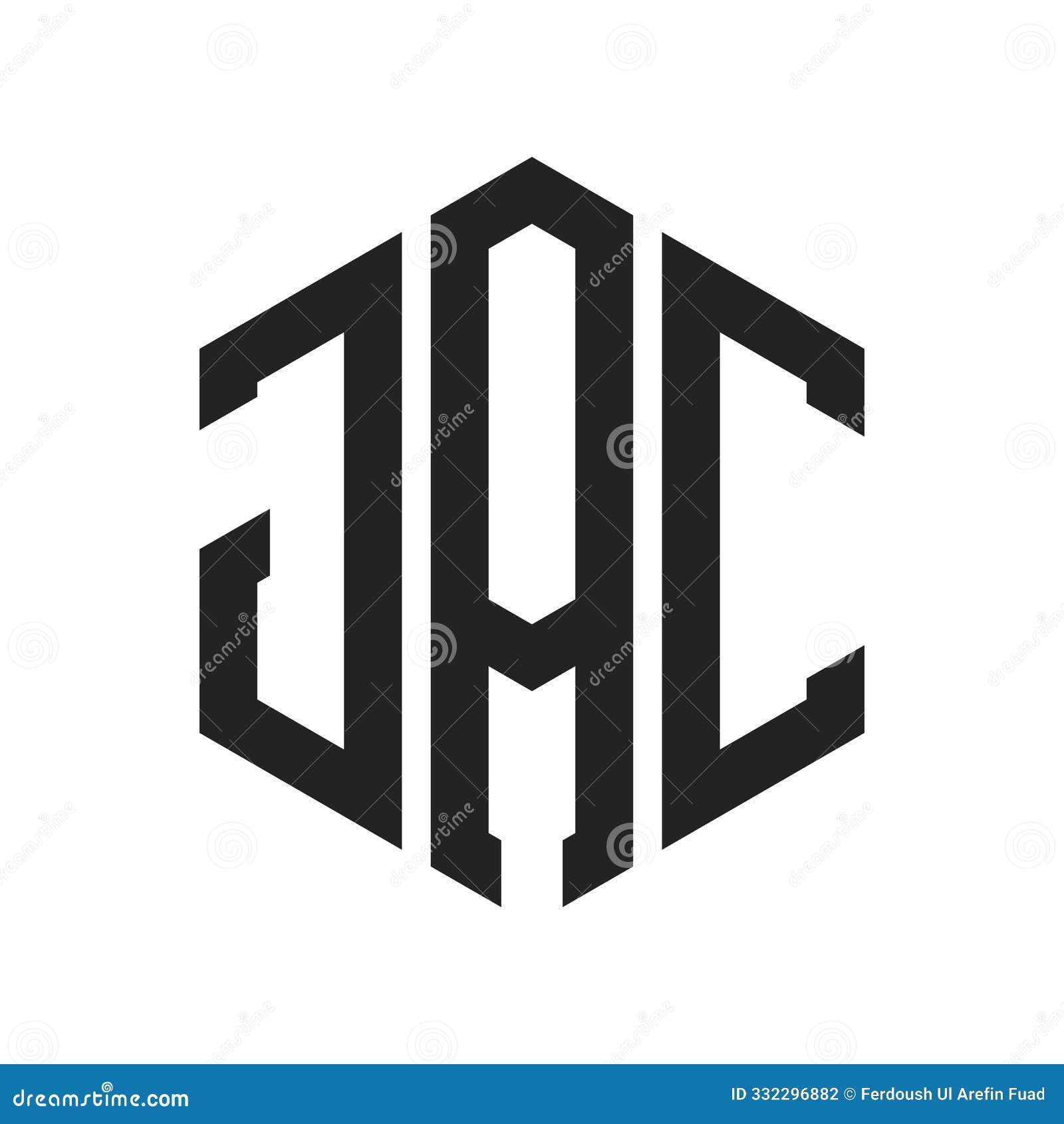 JAC Logo Design. Initial Letter JAC Monogram Logo Using Hexagon Shape ...