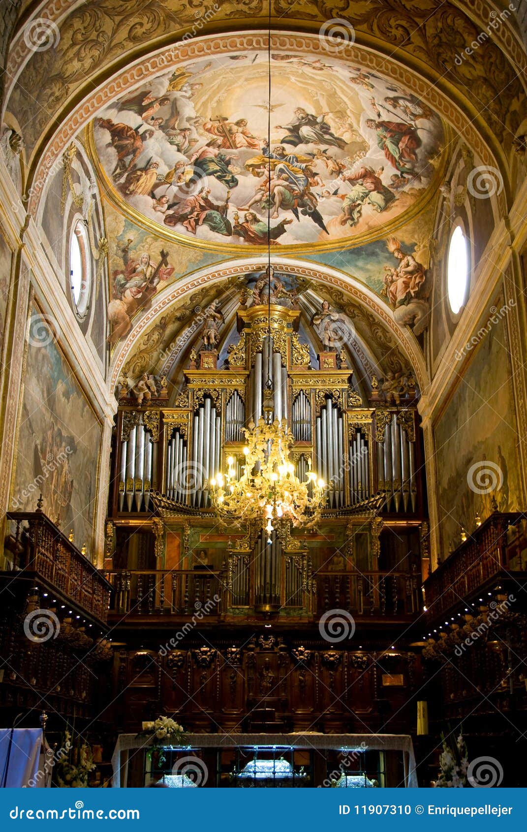 Jaca Cathedral stock photo. Image of pyrenees, painting - 11907310