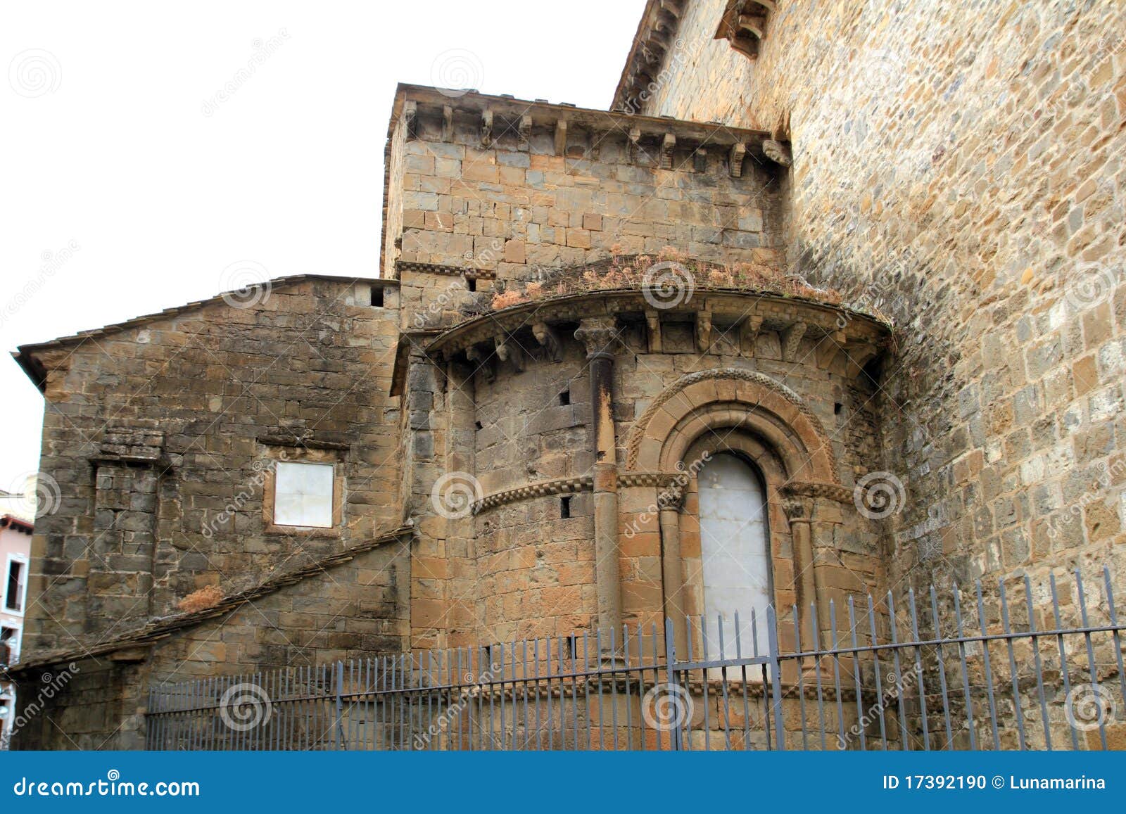 Jaca Romanesque Cathedral Church Pyrenees Spain Stock Photo - Image of ...