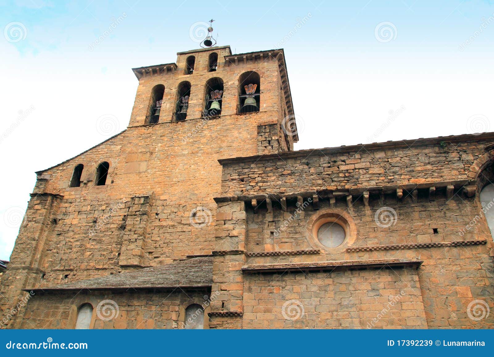 Jaca Romanesque Cathedral Church Pyrenees Spain Stock Image - Image of ...