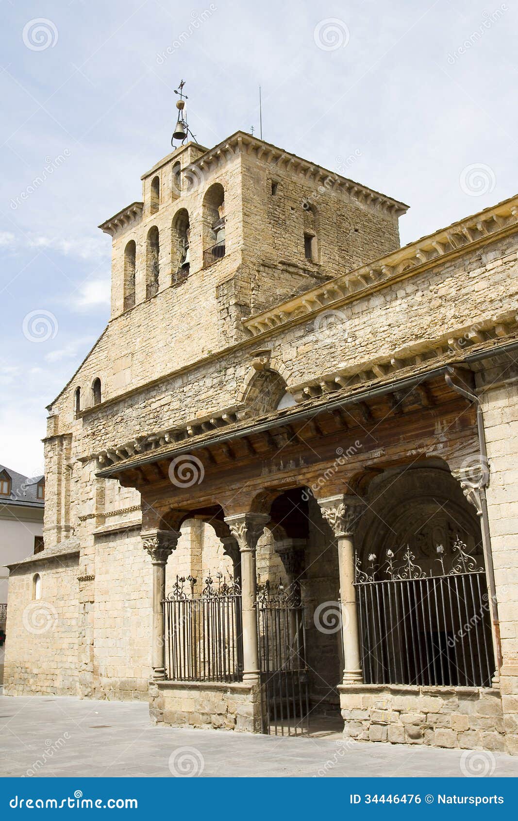 Jaca, Spain stock photo. Image of religion, monument - 34446476