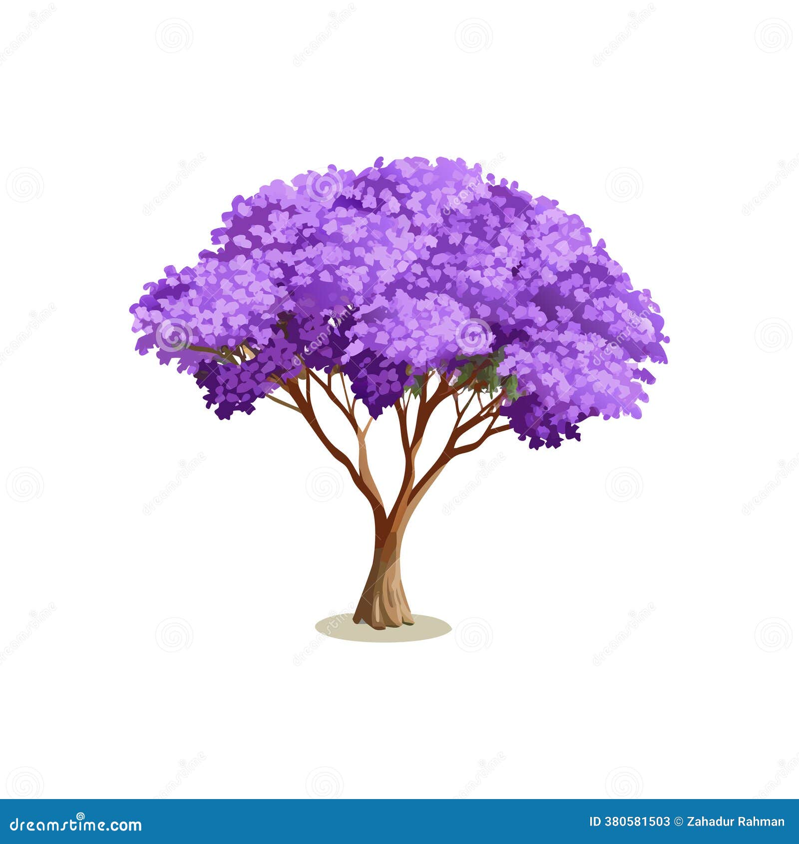 Jacaranda Tree, Stunning Landscape Royalty-Free Stock Photography ...