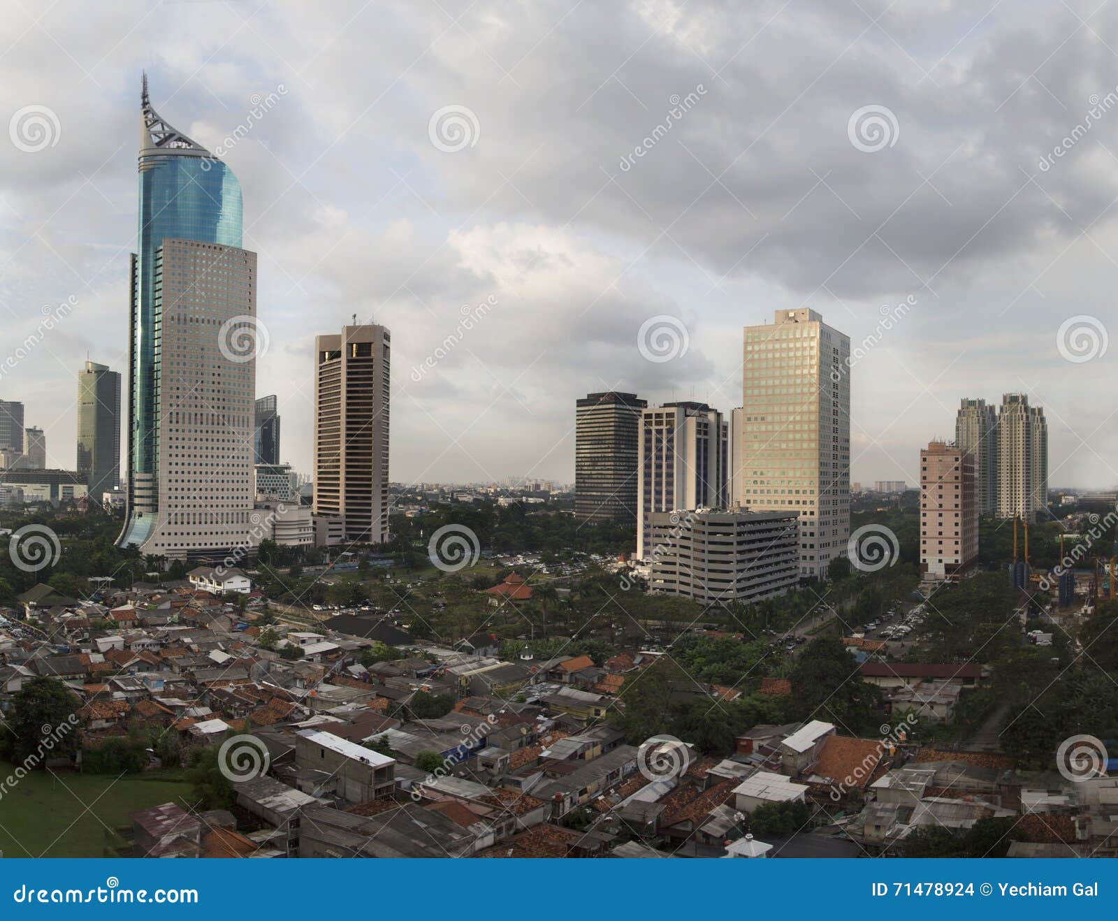 Jacarta Indonisia image stock éditorial. Image du ligne - 71478924