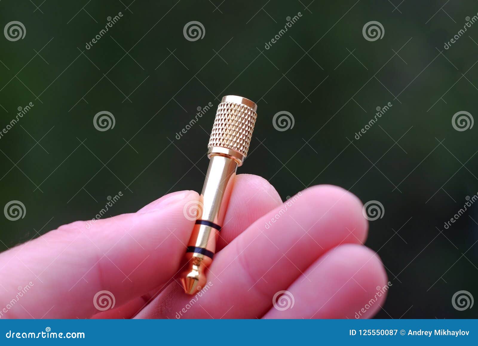 Adapter For Audio Connection Of Different Devices Stock Image ...