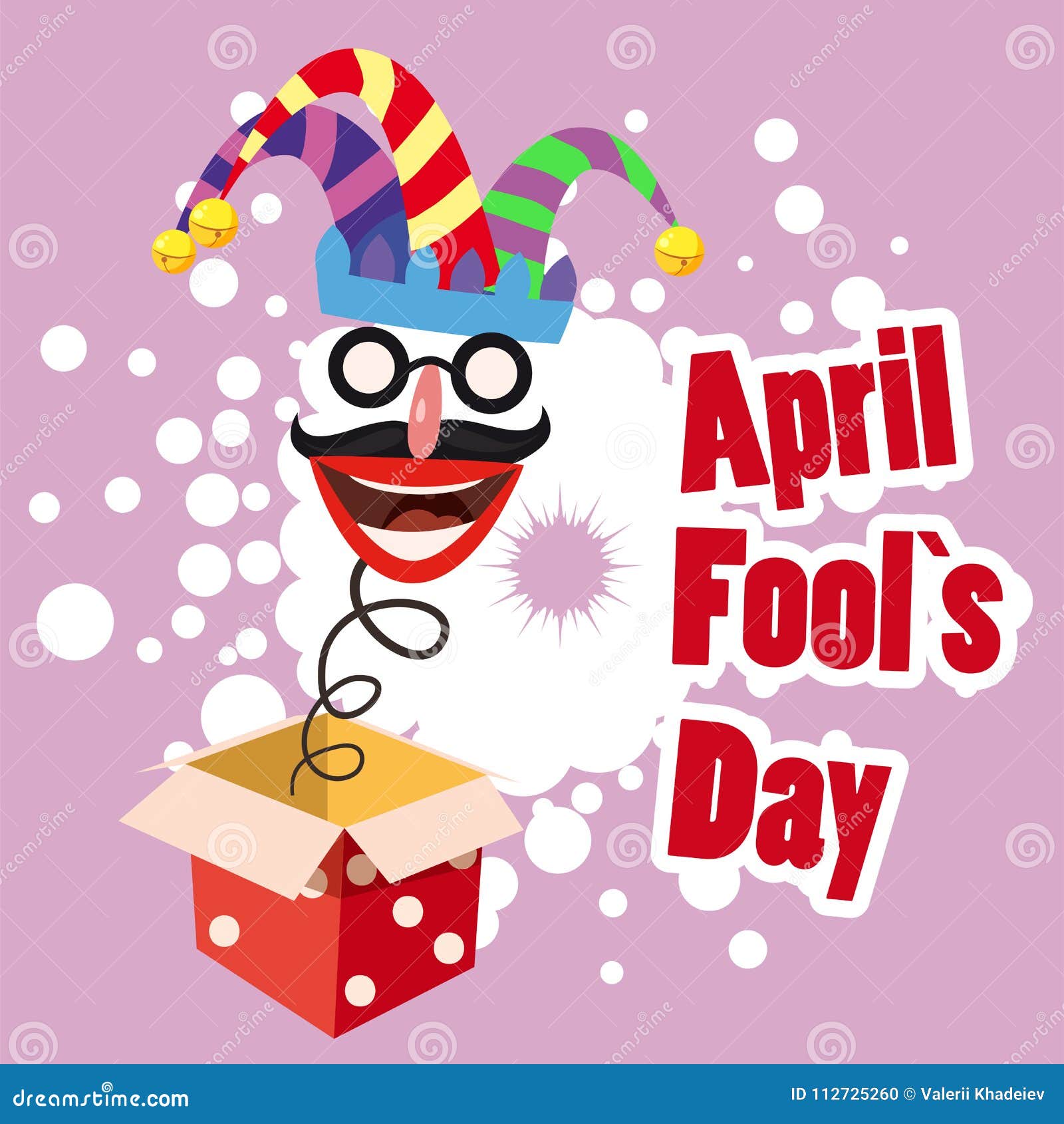 Jack in the Box Toy, Springing Out of a Box. Cartoon Vector ...