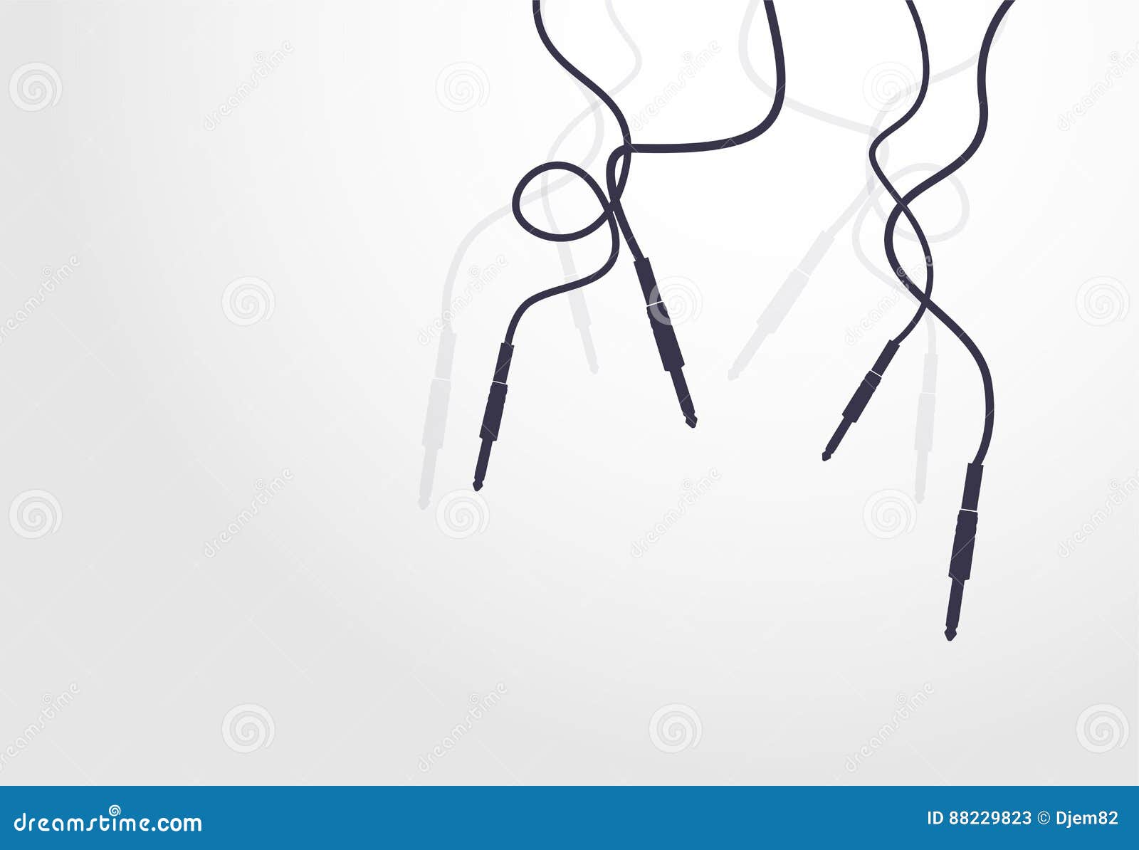 Audio Cables Connector Stock Illustrations – 227 Audio Cables Connector ...