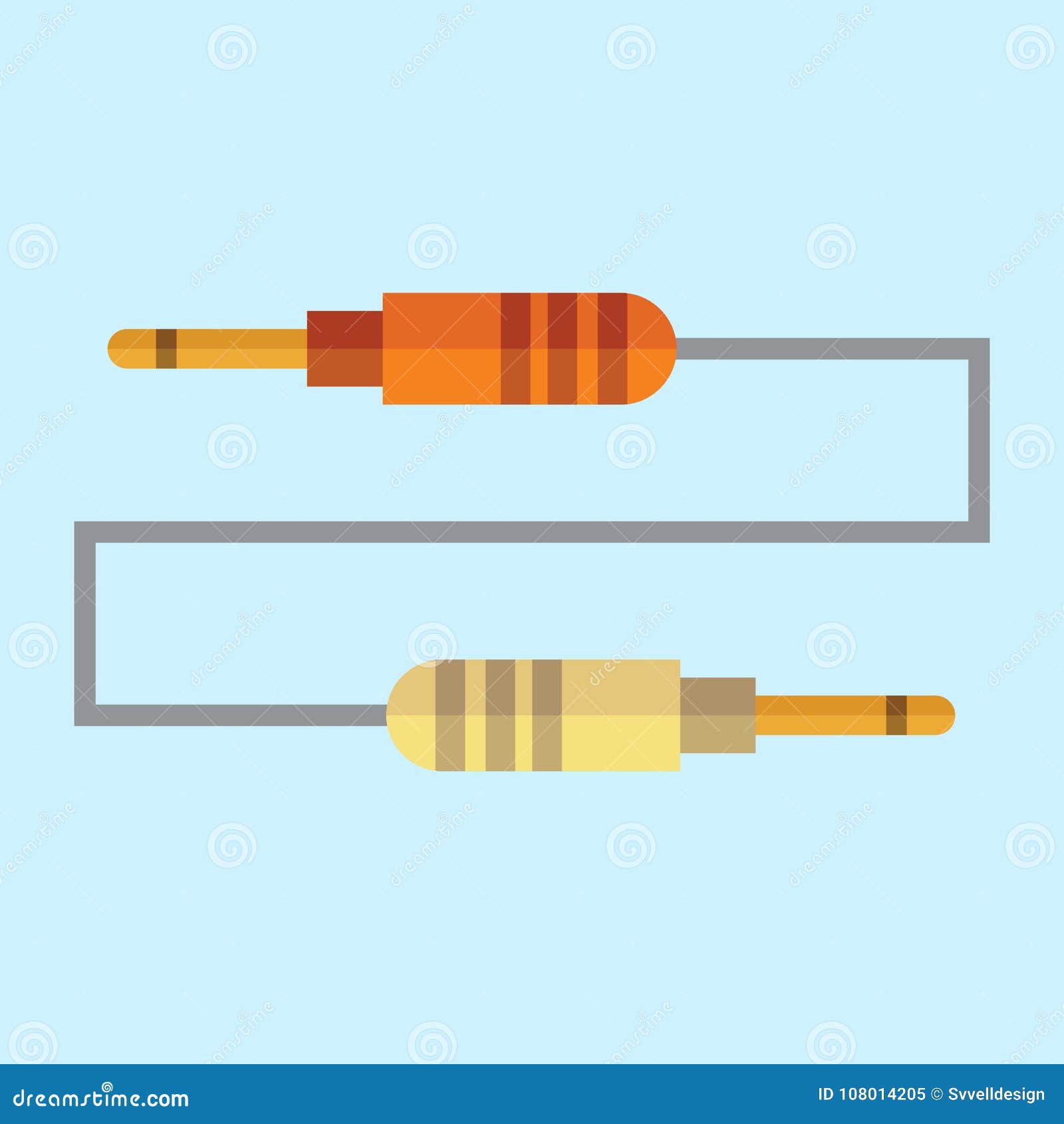 Jack Cable Plug Vector Illustration Graphic Stock Vector - Illustration ...
