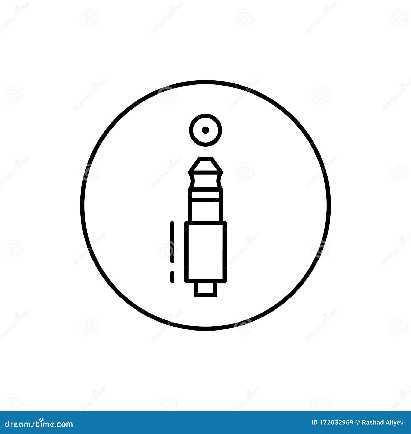 Jack Connector Icon. Simple Line, Outline Vector Elements of Connectors ...