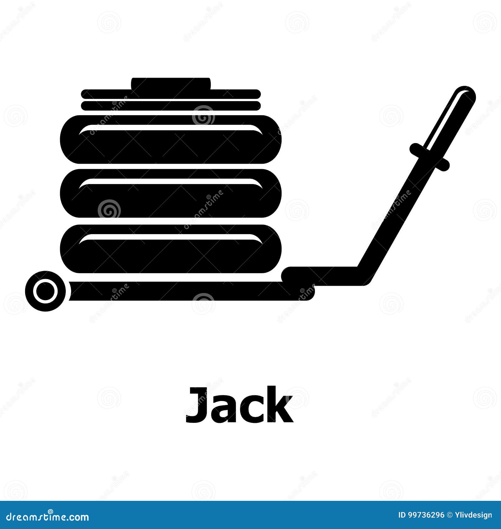 Jack Icon, Simple Black Style Stock Vector - Illustration of isolated ...