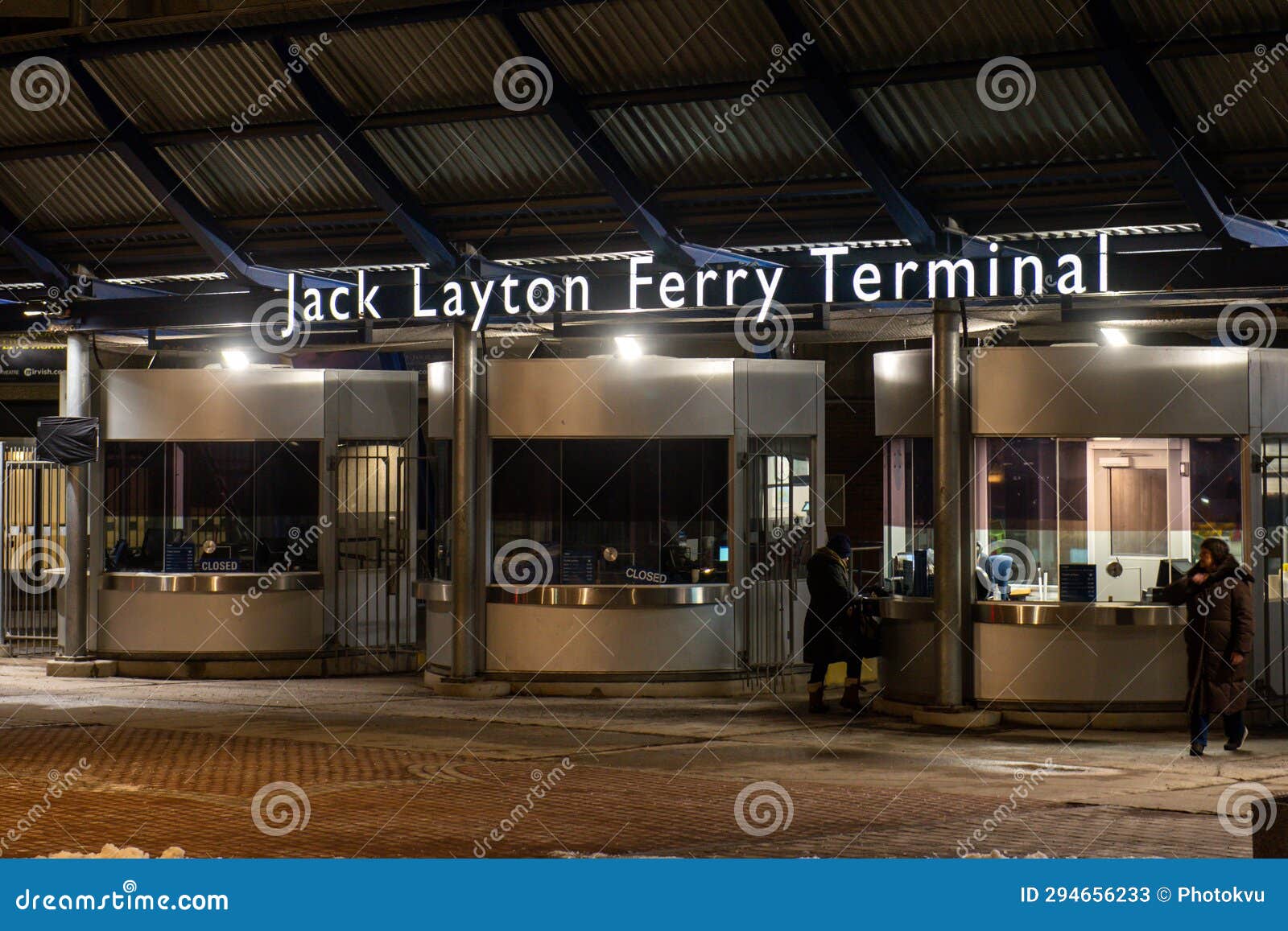 Jack Layton Ferry Terminal Sign in Toronto Editorial Stock Photo ...