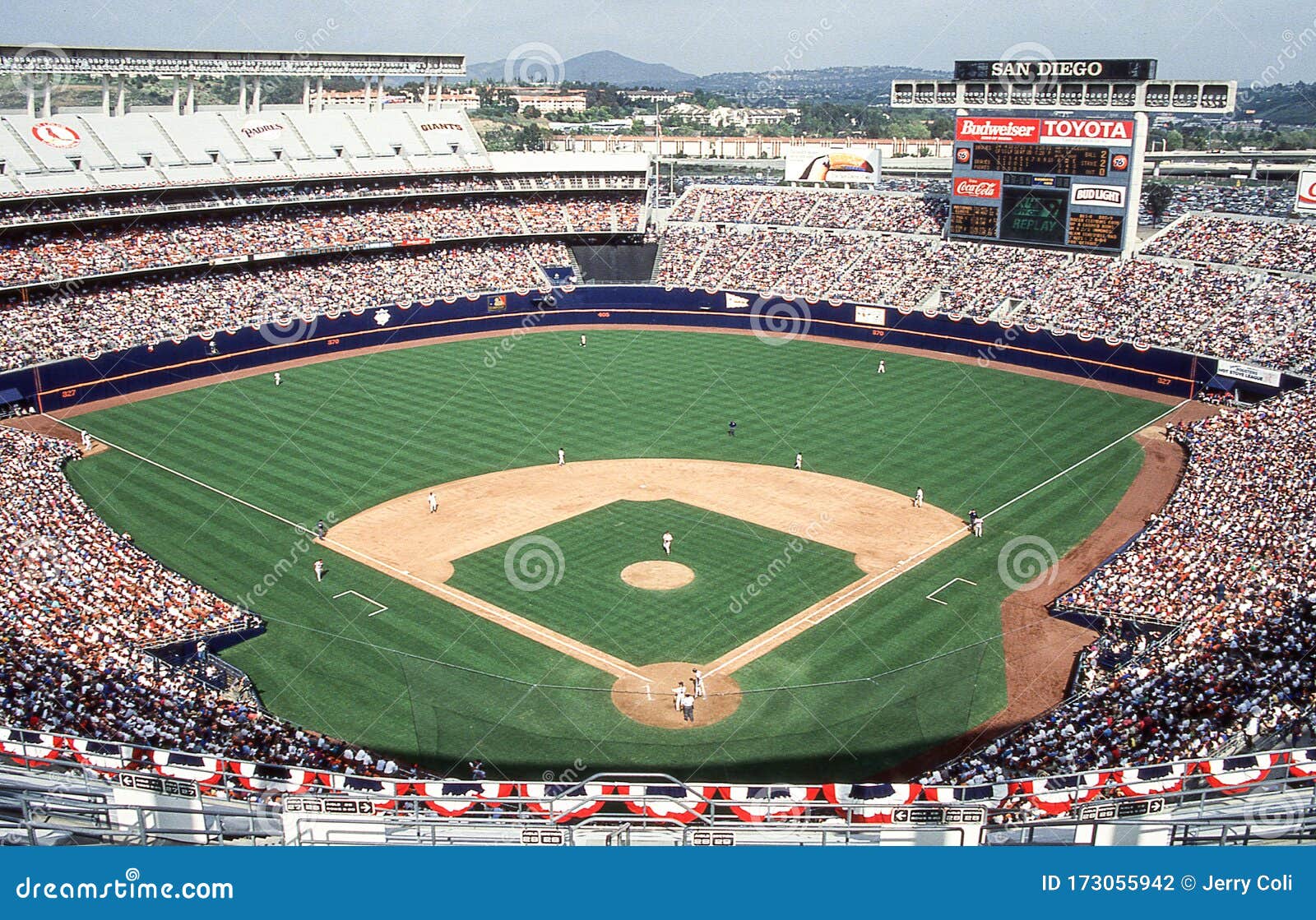 Jack Murphy Stadium editorial photography. Image of padres - 173055942