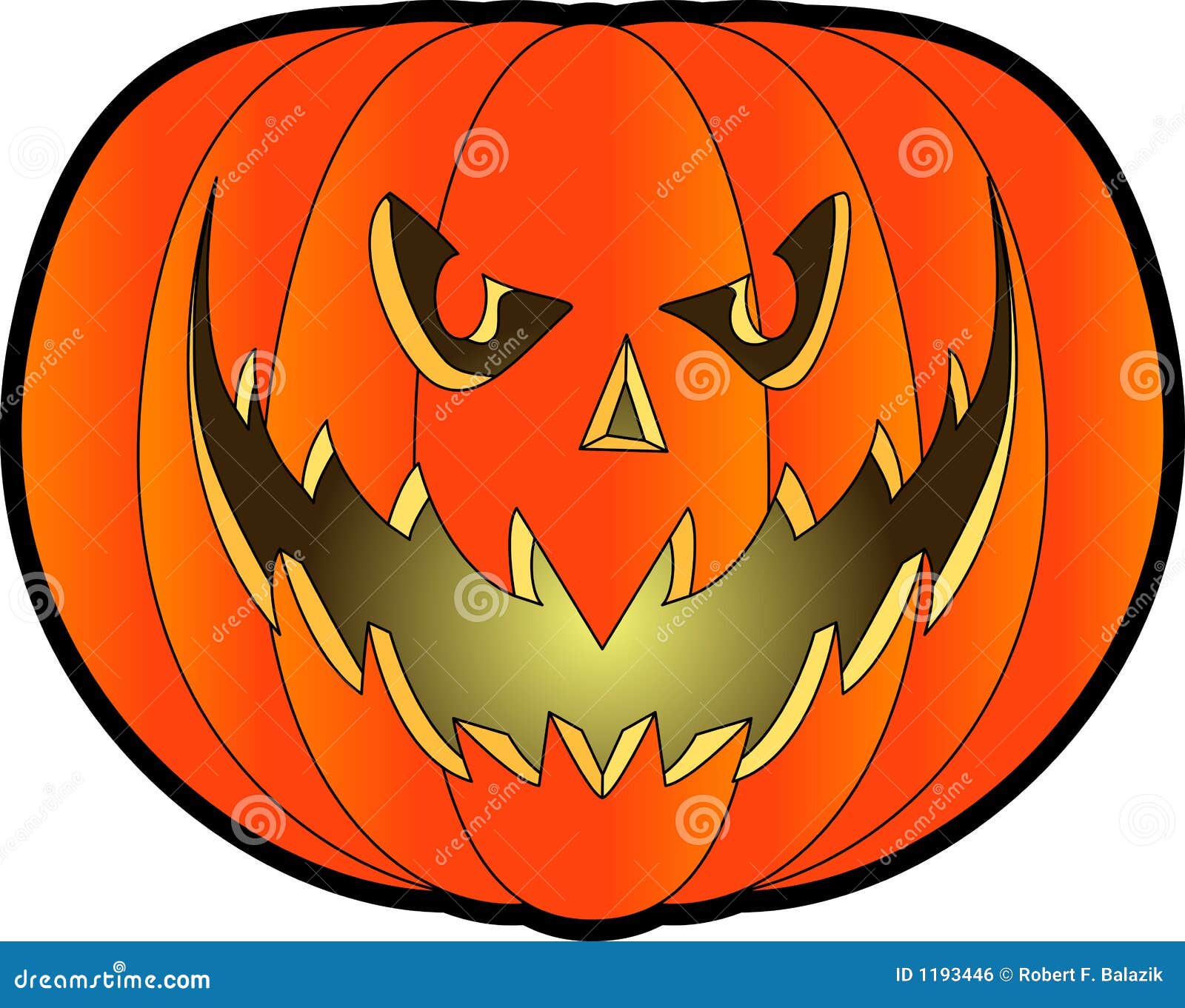 Jack-o-lantern_02 stock vector. Illustration of raster - 1193446