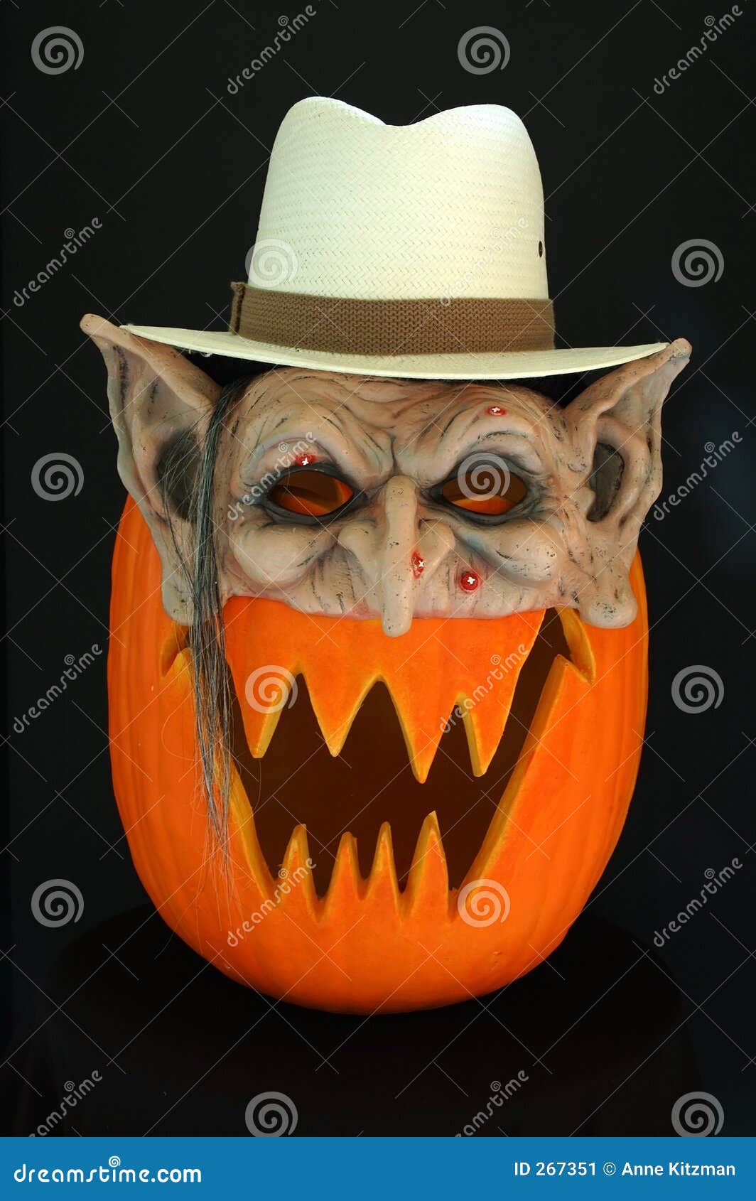 Jack O Lantern Elf stock image. Image of evil, gremlin - 267351