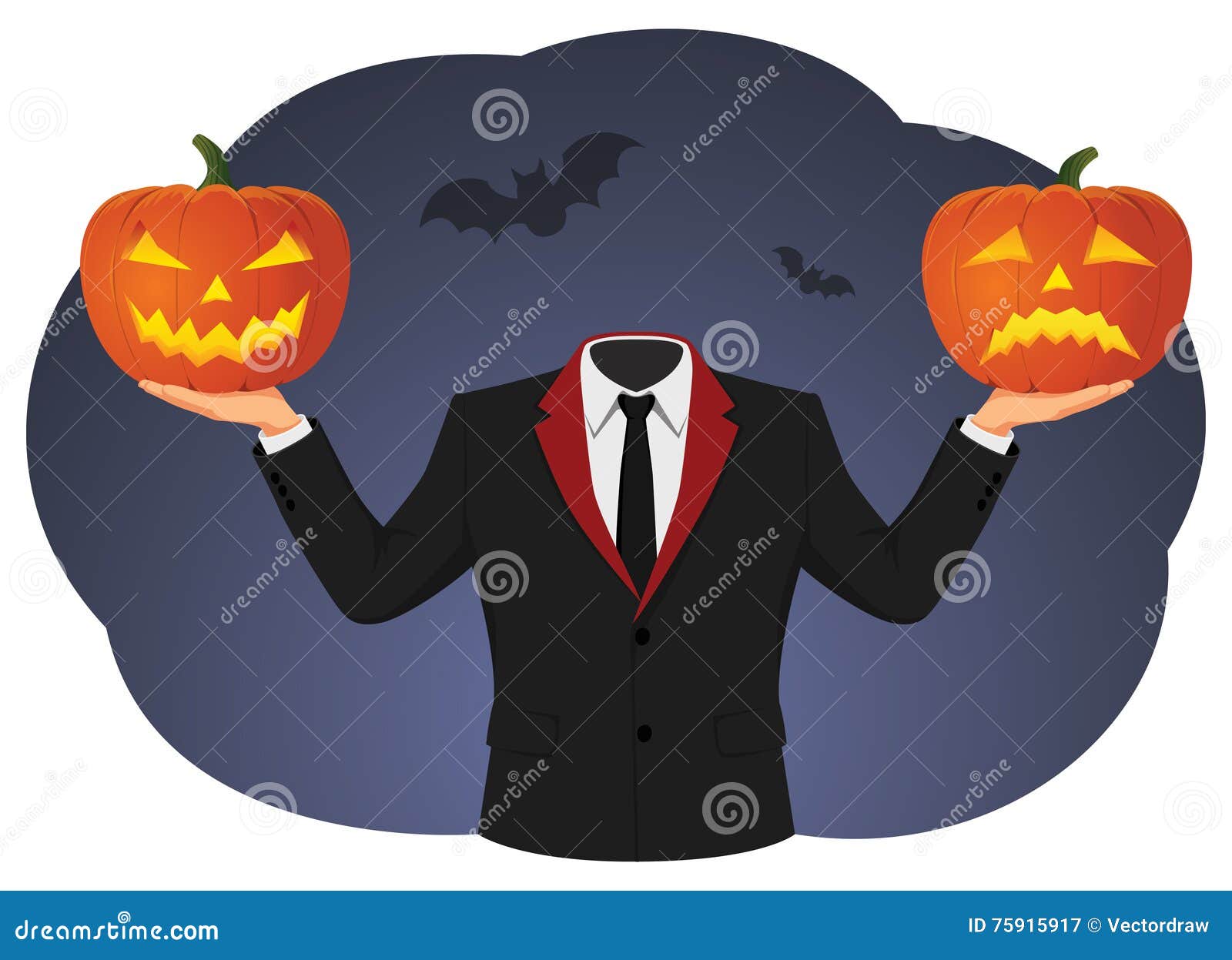 Jack-o-linterna ilustración del vector. Ilustración de boca - 75915917