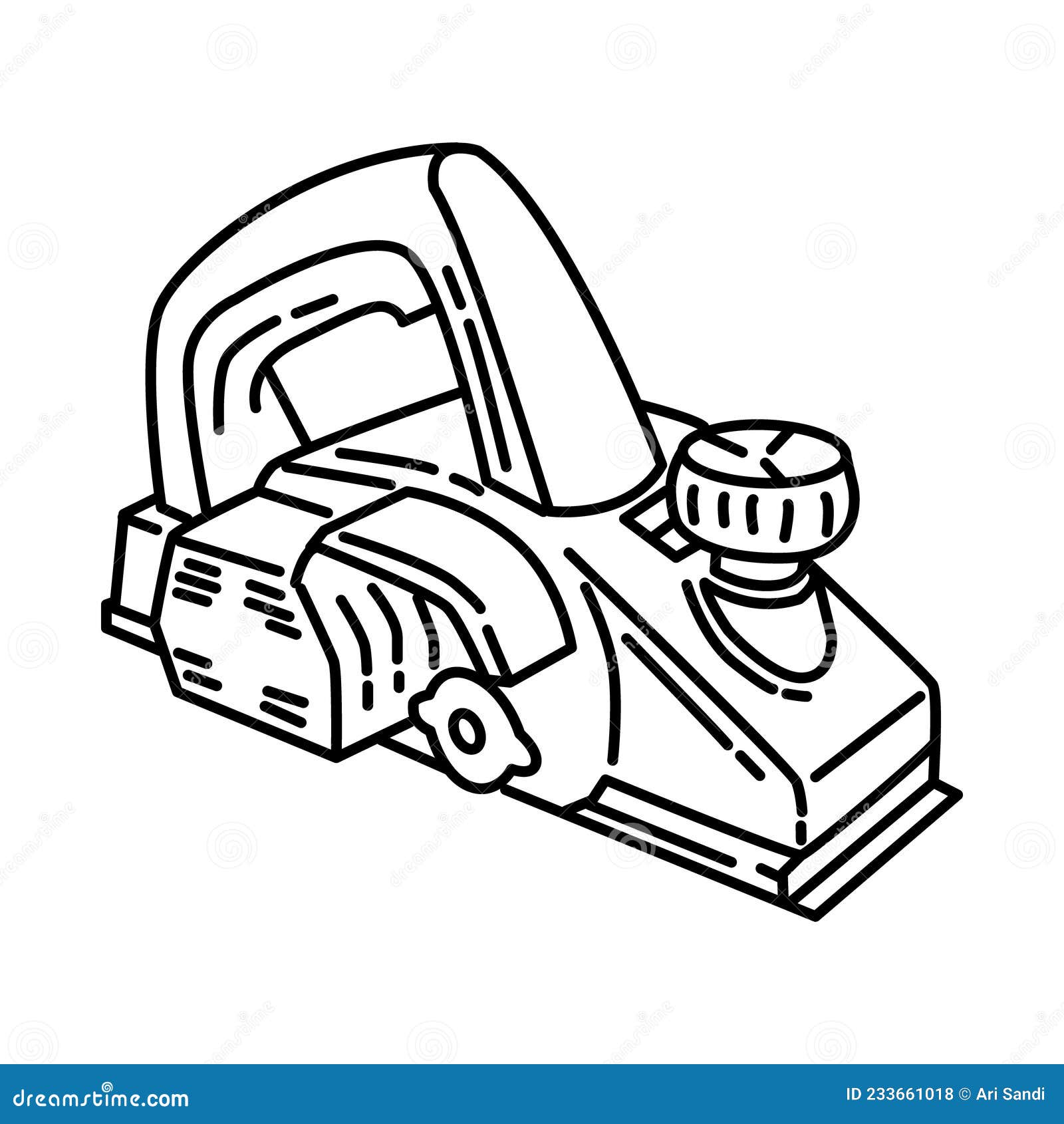 Jack Plane Icon. Doodle Hand Drawn or Outline Icon Style Stock Vector ...