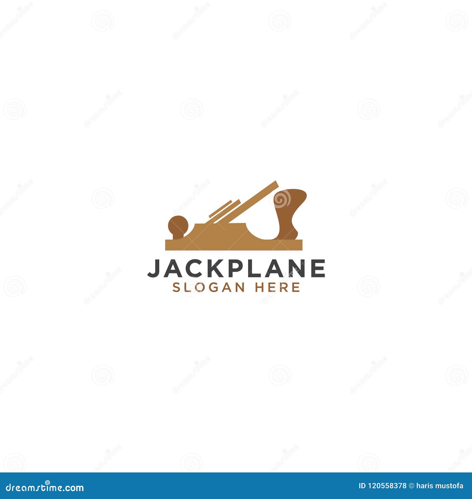 Jack Plane Logo Design Template Stock Vector - Illustration of craft ...