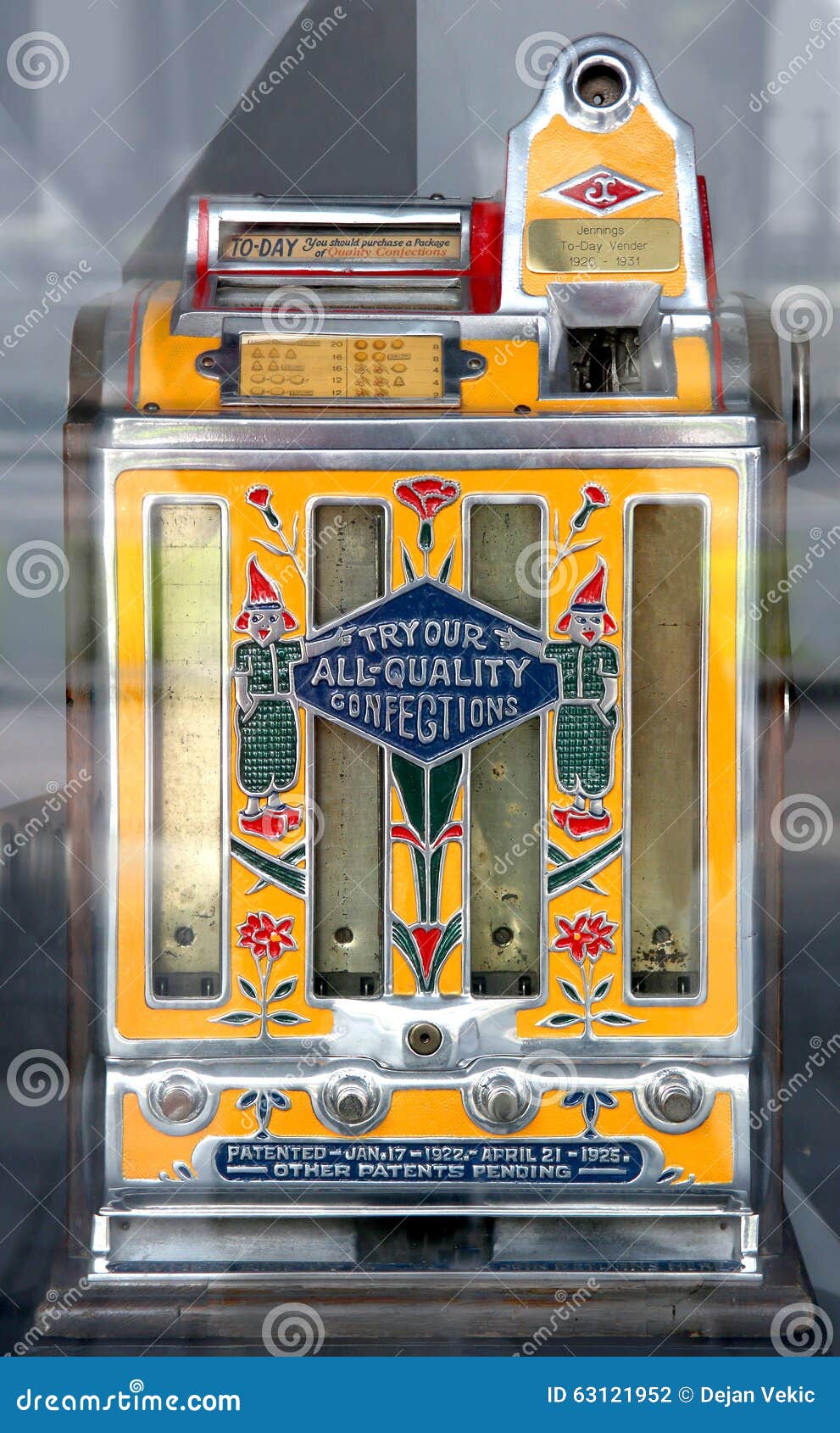 Jack Pot Machine editorial photography. Image of aged - 63121952