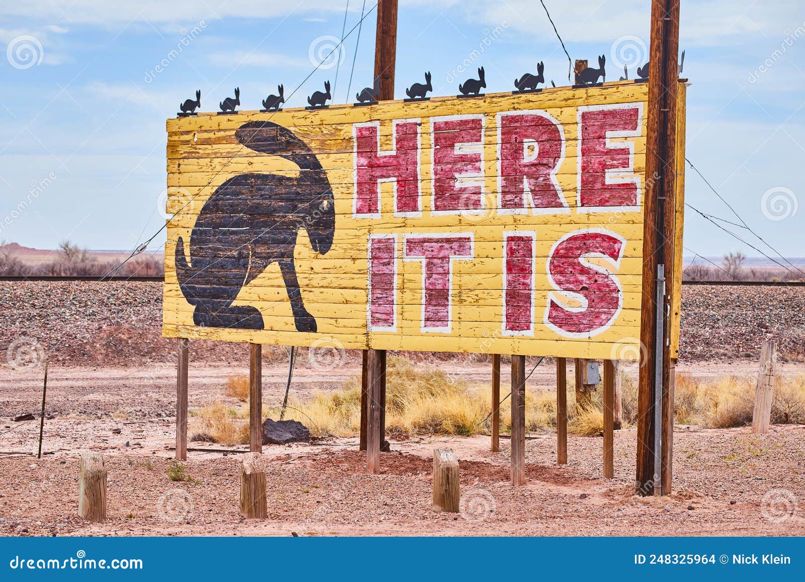Jack Rabbit Here it is Billboard on Route 66 for Jack Rabbit Trading ...