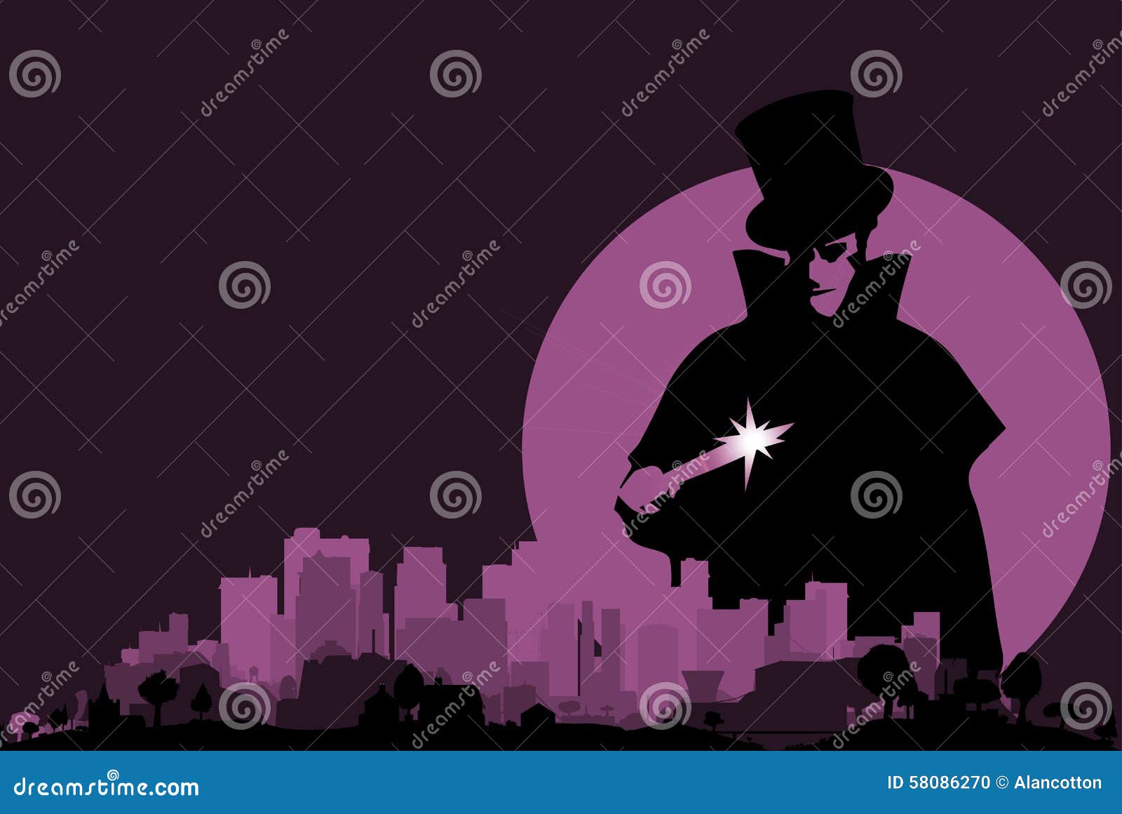Jack The Ripper Silhouette Stock Photography | CartoonDealer.com #52372106