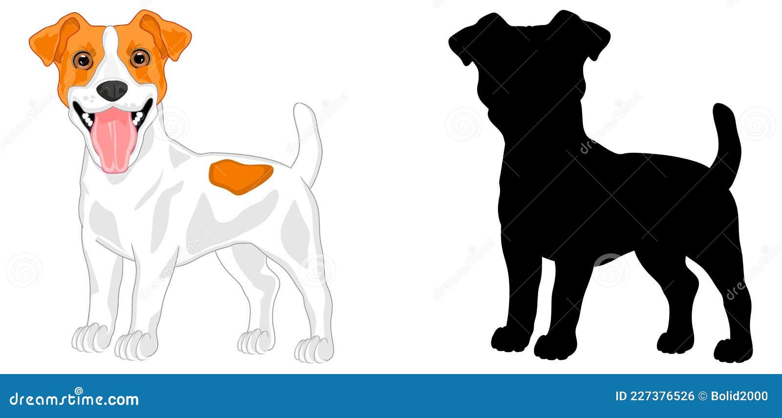 Jack Russell Terrier Cartoon Stock Illustration - Illustration of ...
