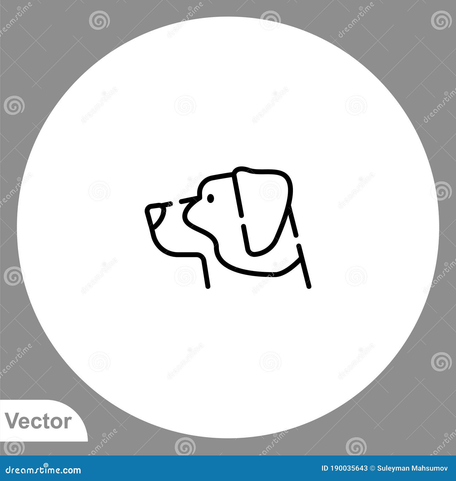 Jack Russell Terrier Vector Icon Sign Symbol Stock Vector ...