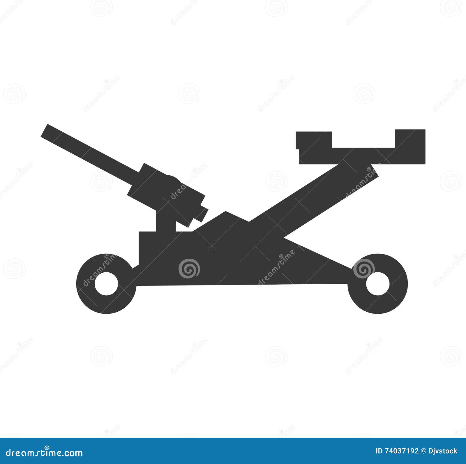 Jack Tool Icon. Construction and Repair Design. Vector Graphic Stock ...