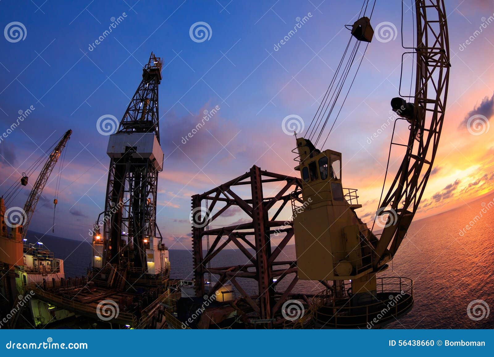 Offshore Fish Farms Clustered Around The West Coast Of Tenerife, Spain ...