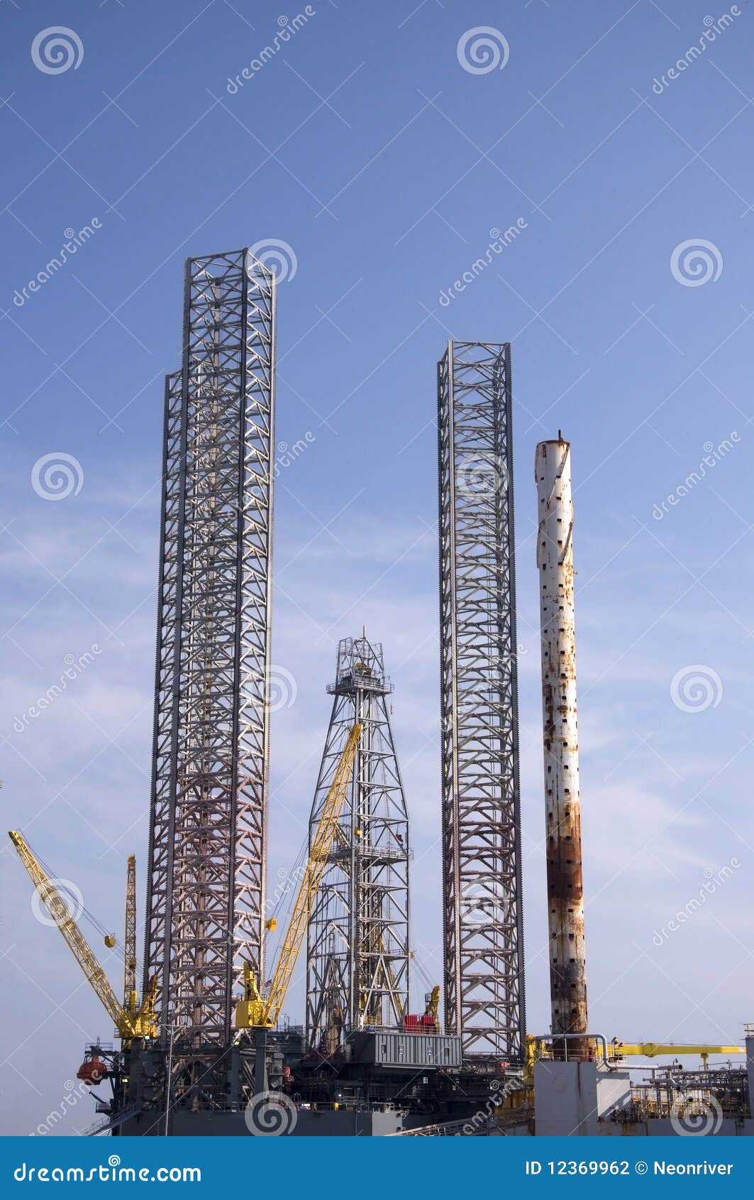 Jack Up Rig stock photo. Image of energy, steel, derrick - 12369962