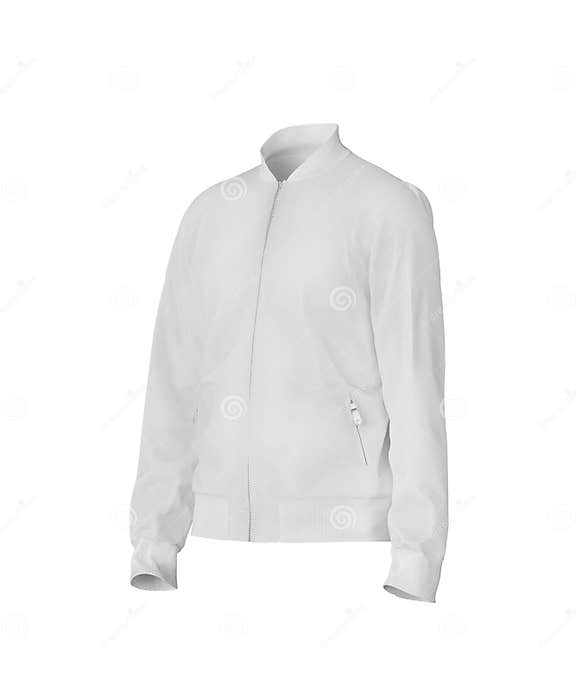 Jacket Half Side View on White Background Stock Photo - Image of ...