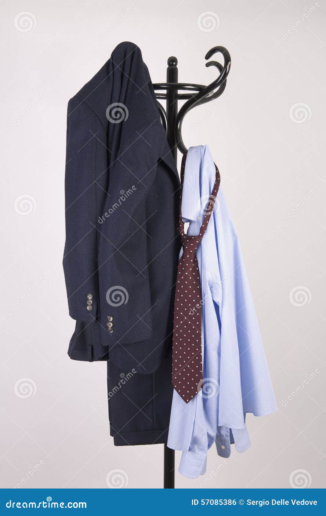 Jacket hung stock photo. Image of organize, cloth, coat - 57085386