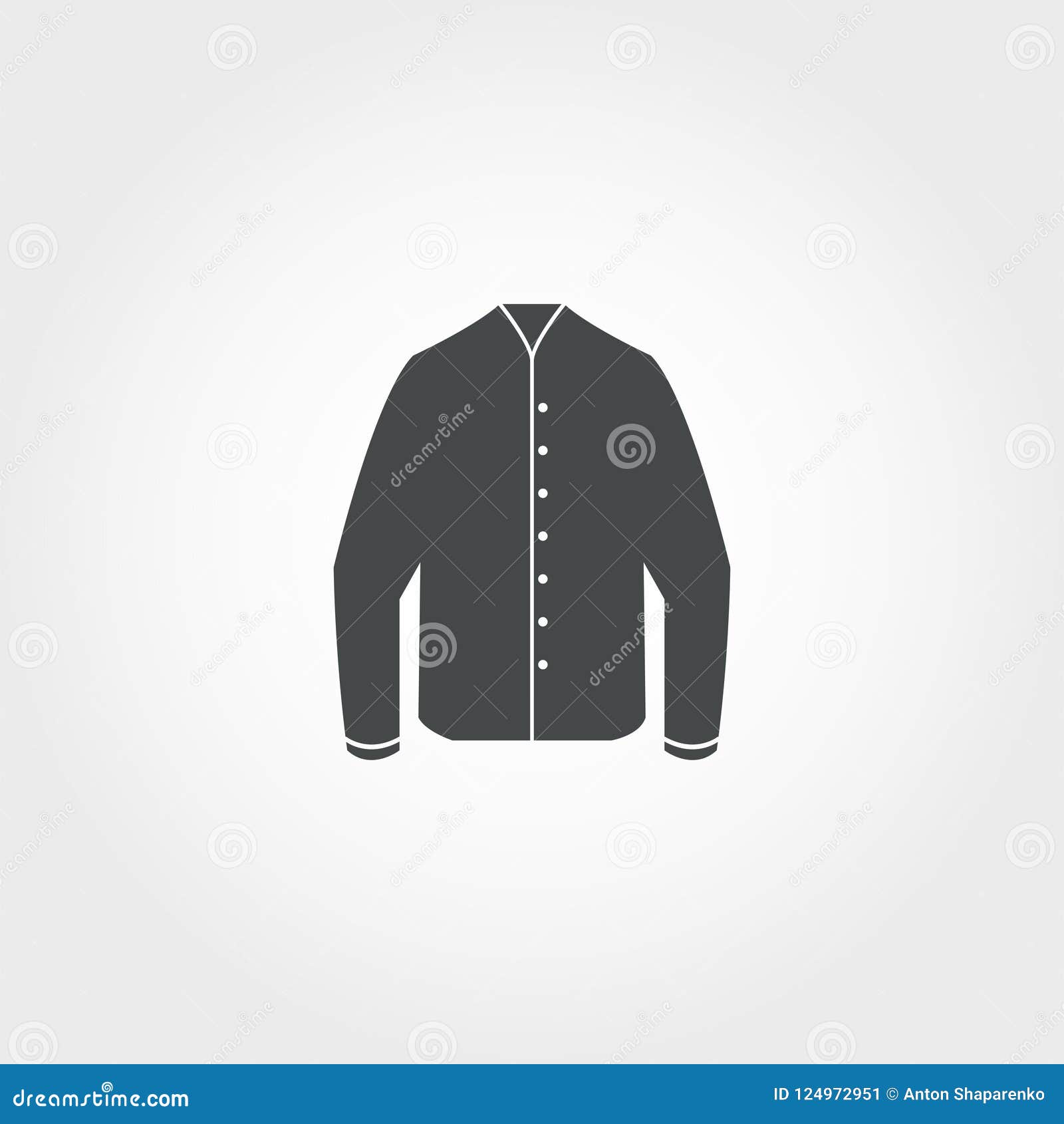 Jacket Icon. Pixel Perfect. Using for Web Design, Apps, Software, Print ...