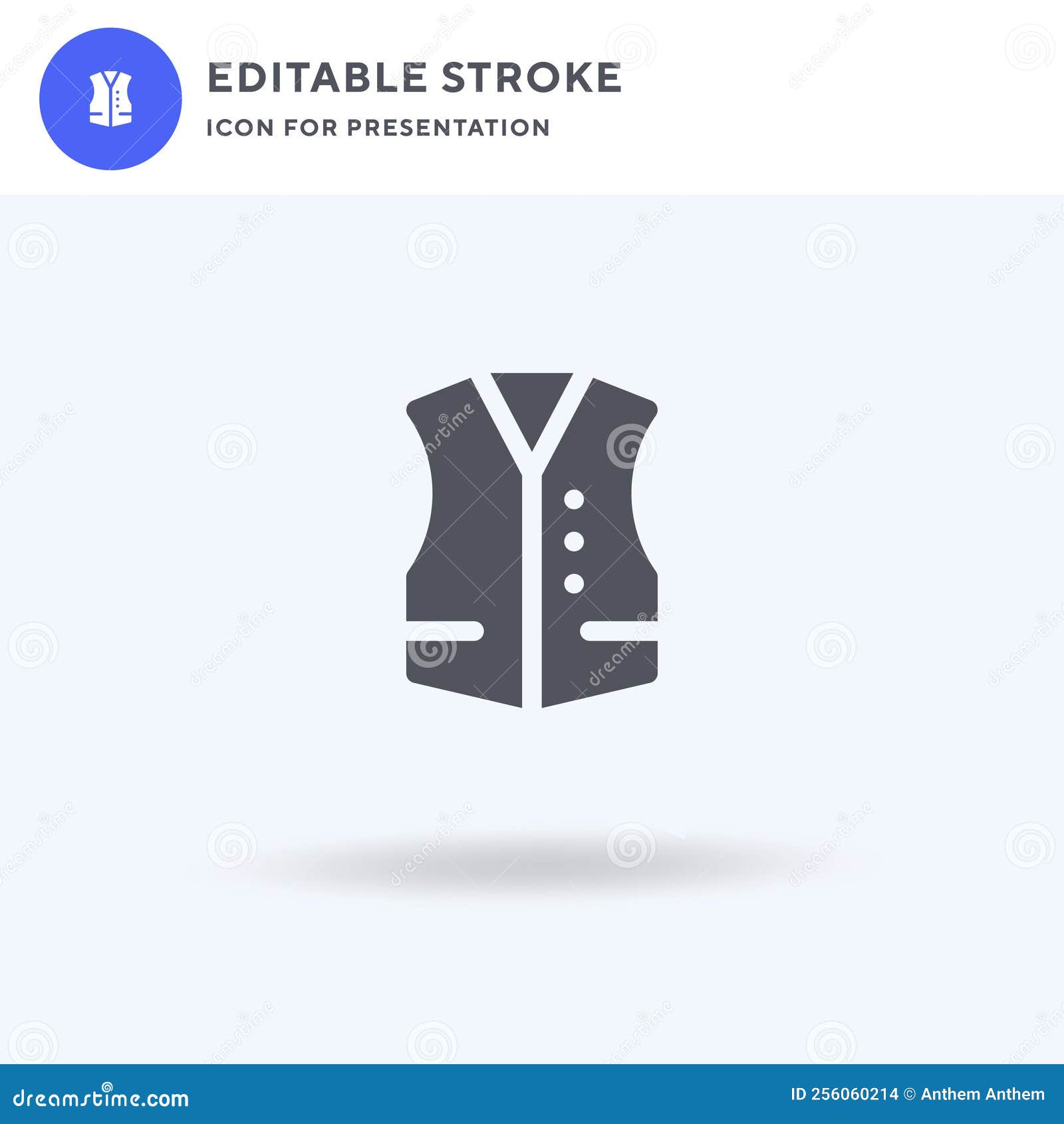 Jacket Icon Vector, Filled Flat Sign, Solid Pictogram Isolated on White ...