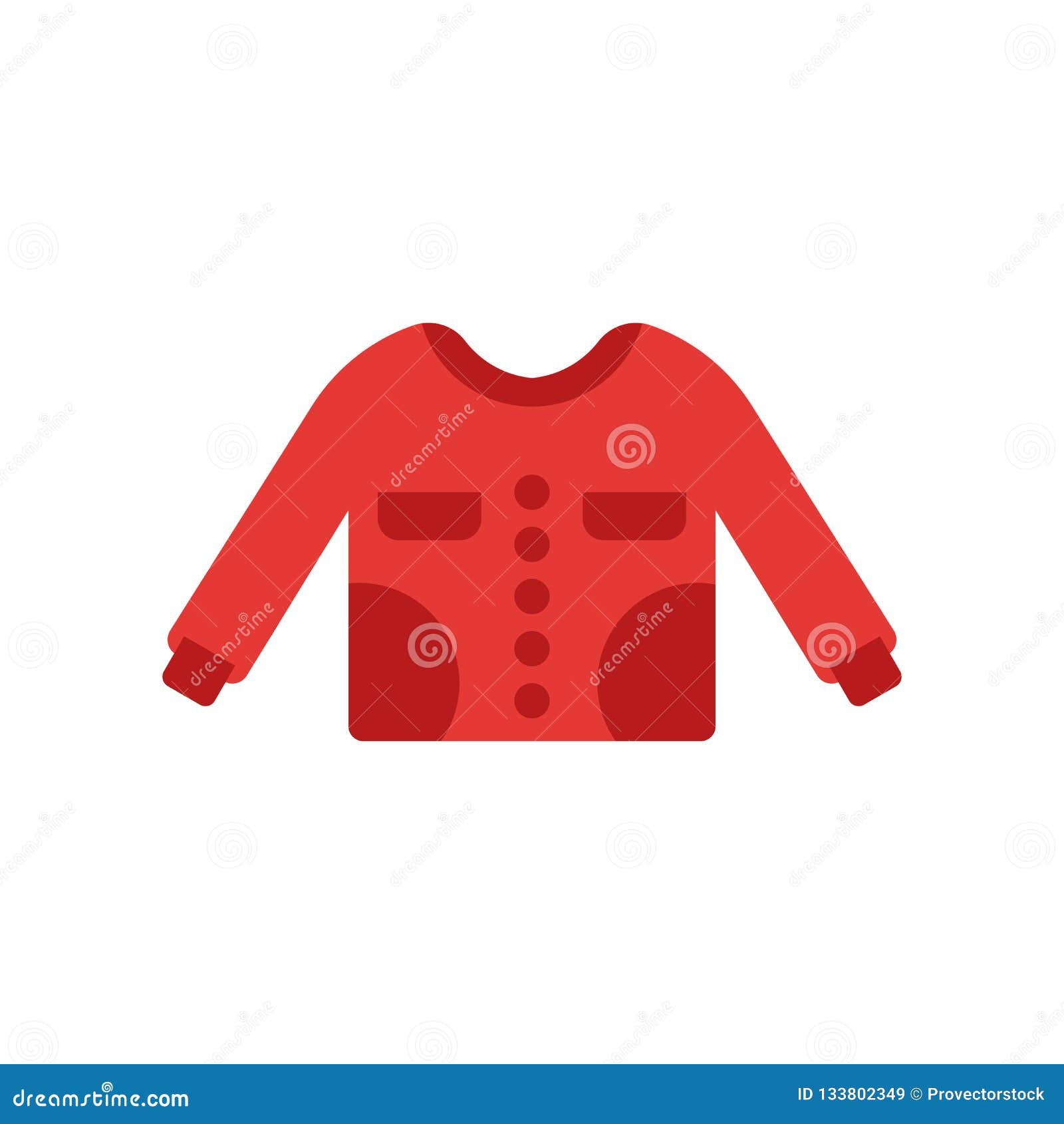 Jacket Icon Vector Sign and Symbol Isolated on White Background Stock ...