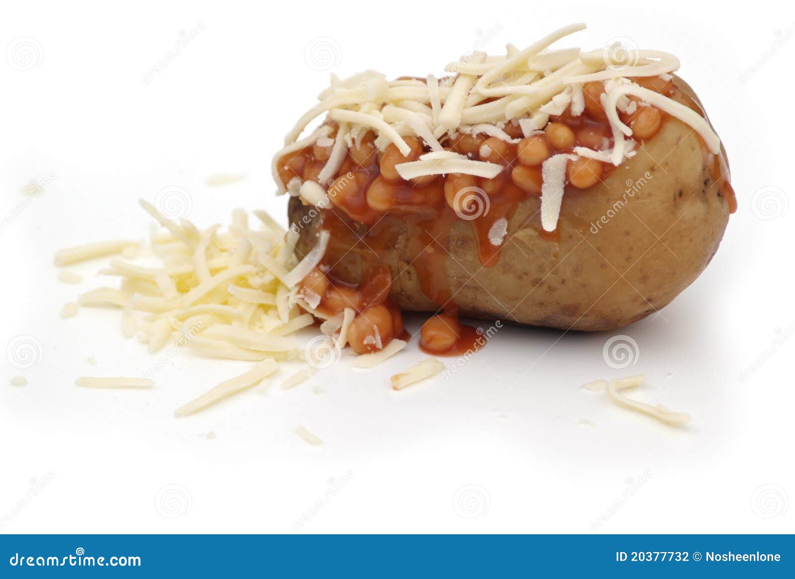Jacket Potato stock photo. Image of potato, vegetarian - 20377732