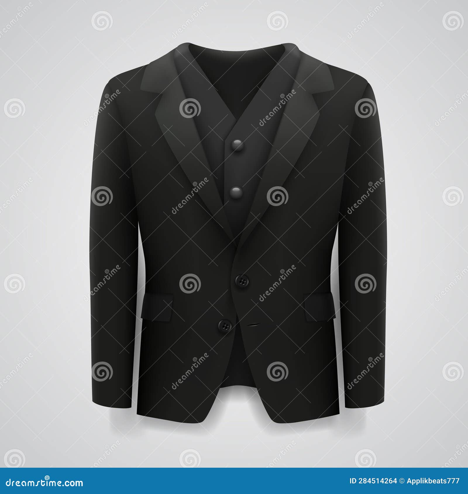 Jacket on a White Background Stock Vector - Illustration of design ...