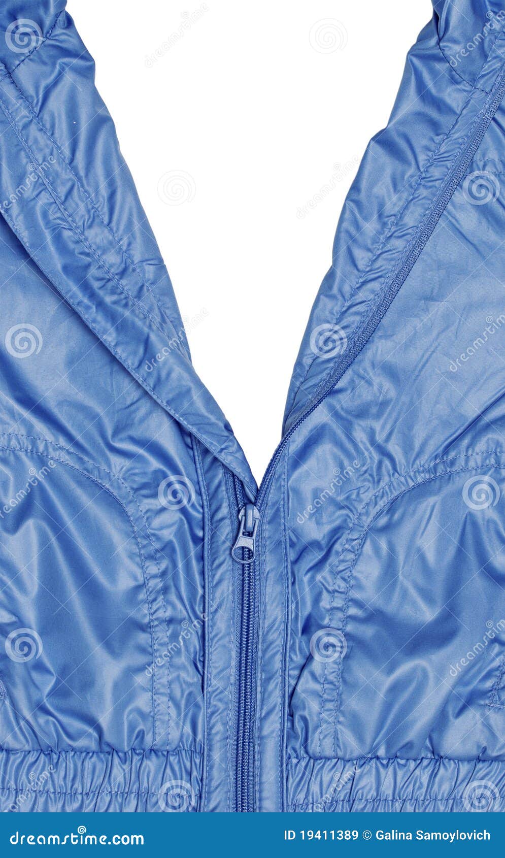 Jacket with zipper stock image. Image of jacket, close - 19411389