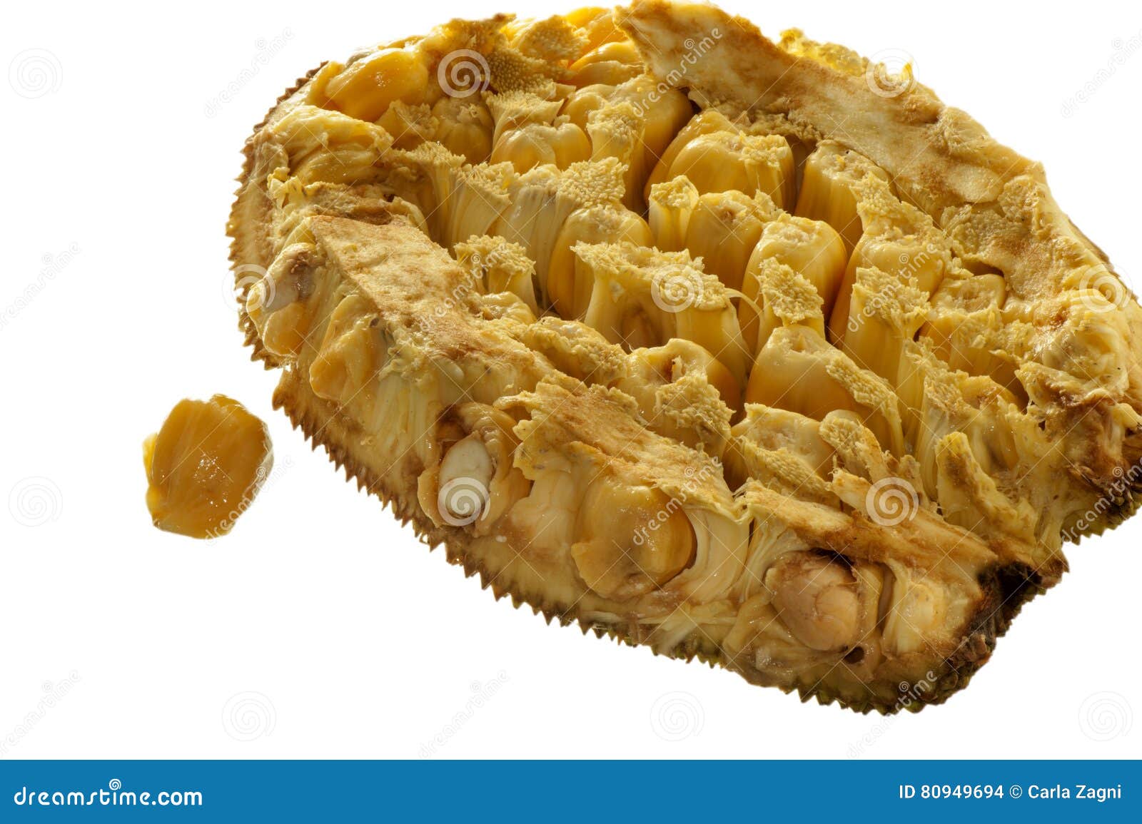 Jackfruit pulp and seeds stock photo. Image of asian - 80949694