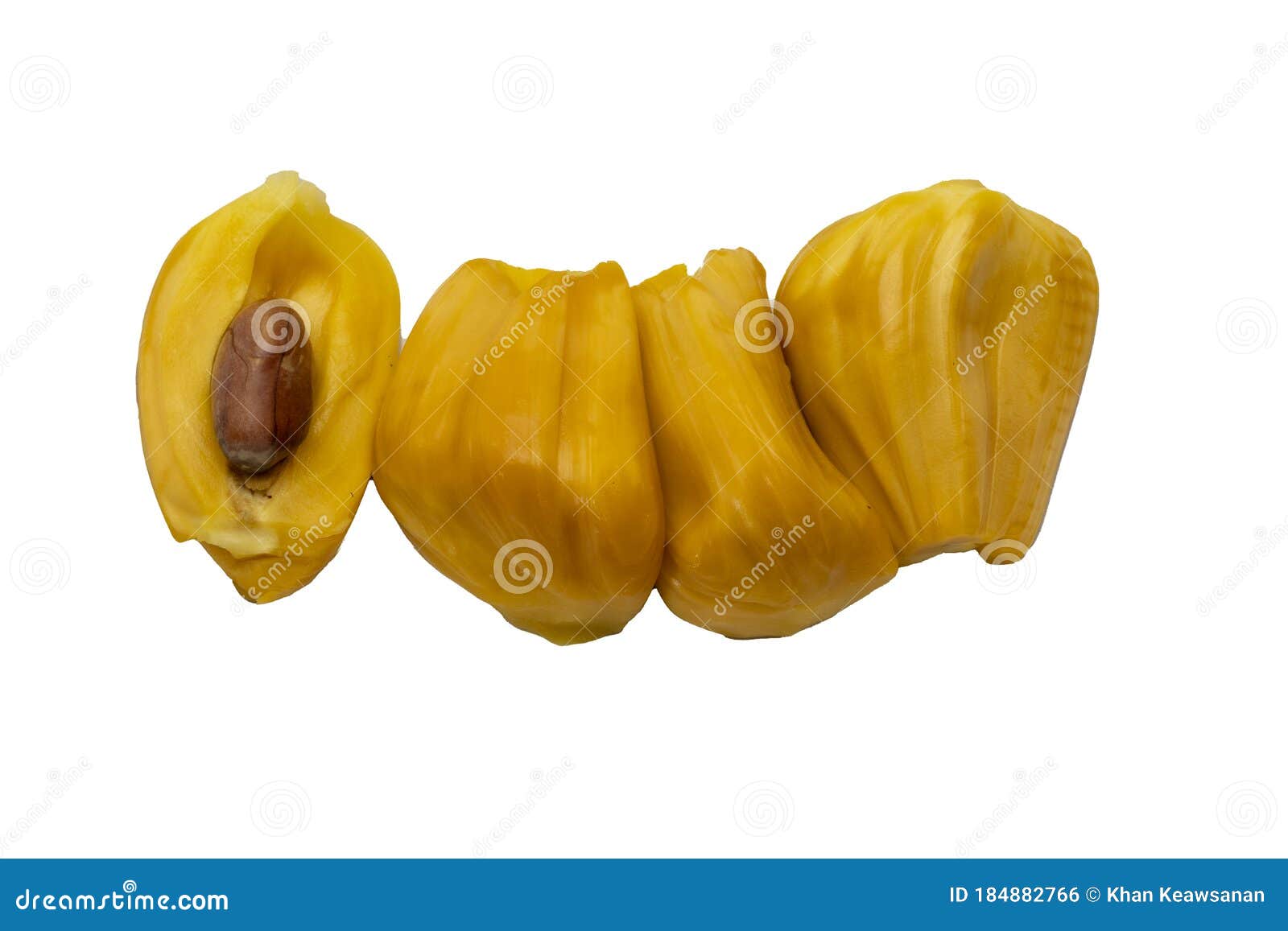 Jackfruit Ripe Yellow Fruit Flesh Stock Photo - Image of growers ...