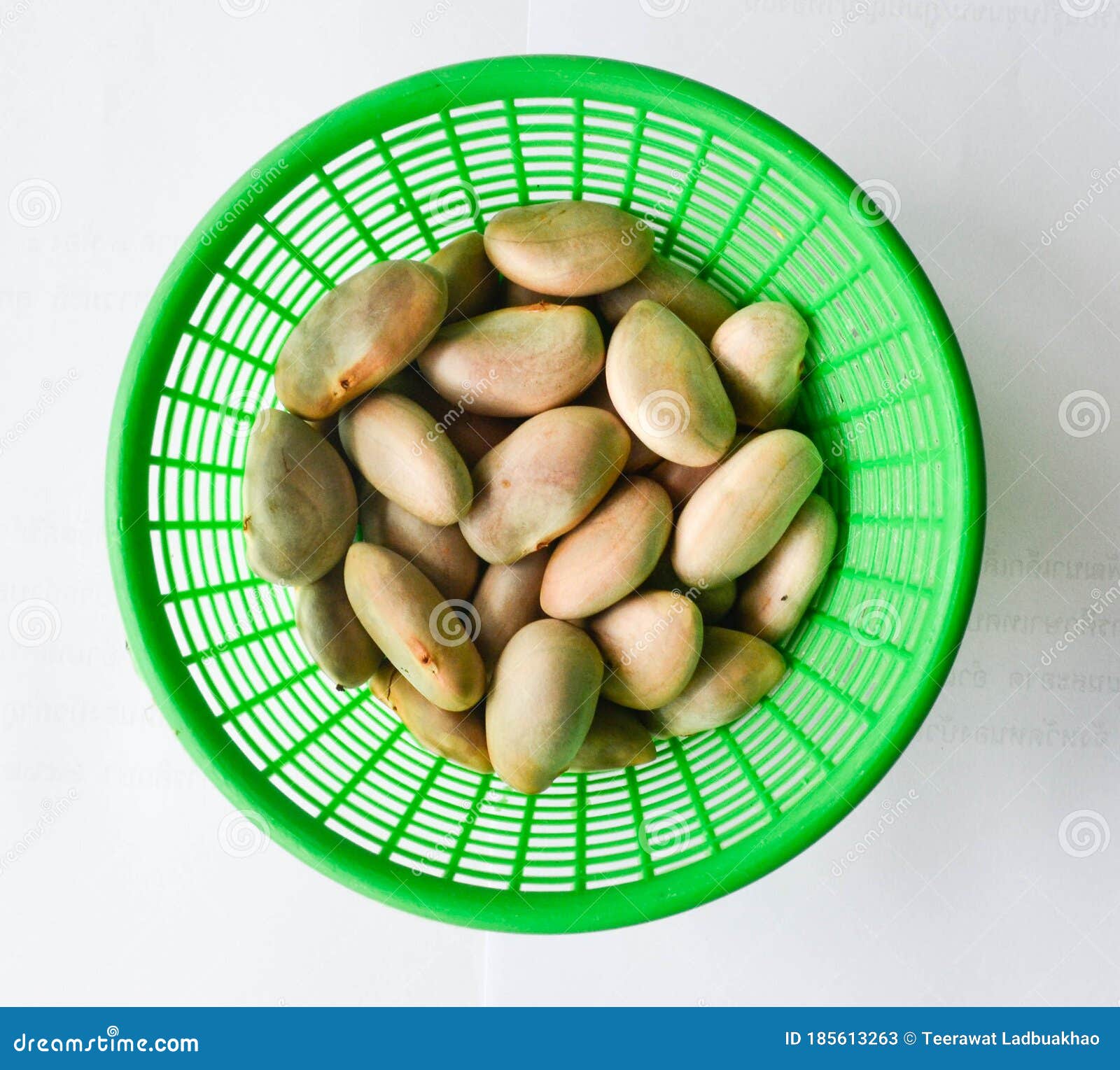 Jackfruit Seeds on a Green Basket Stock Image - Image of cutlery, eyes ...