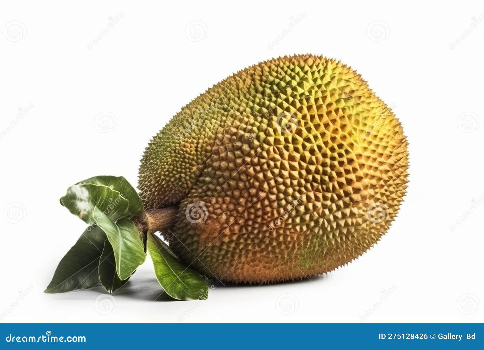 Jackfruit on a White Background. Exotic Fruit. Tropical Fruit. Stock ...