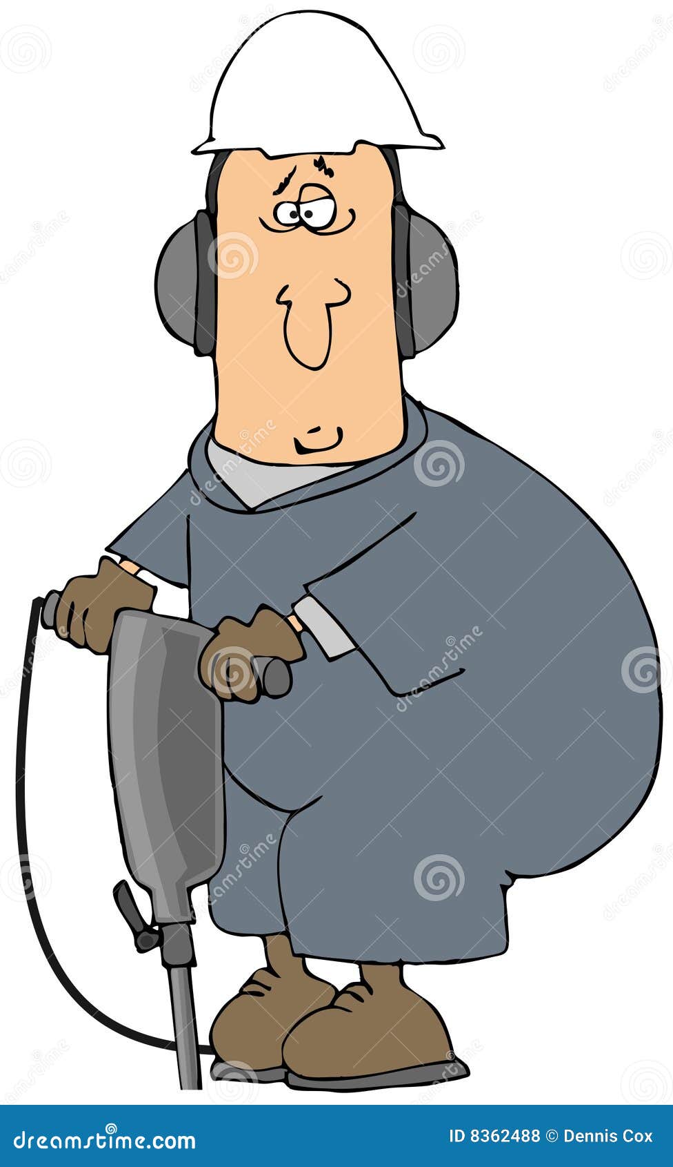 Jackhammer stock illustration. Illustration of construction - 8362488