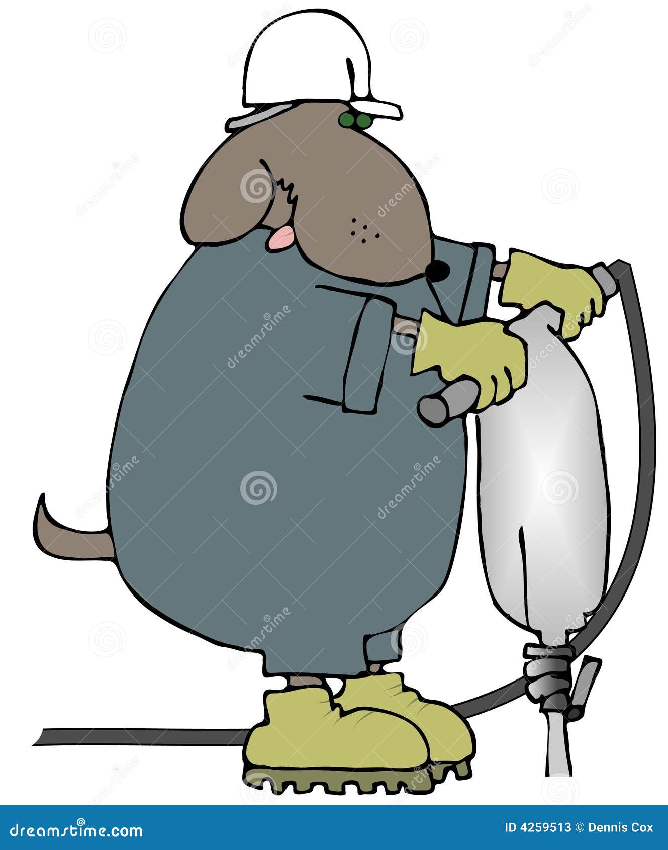Construction Dog Clipart