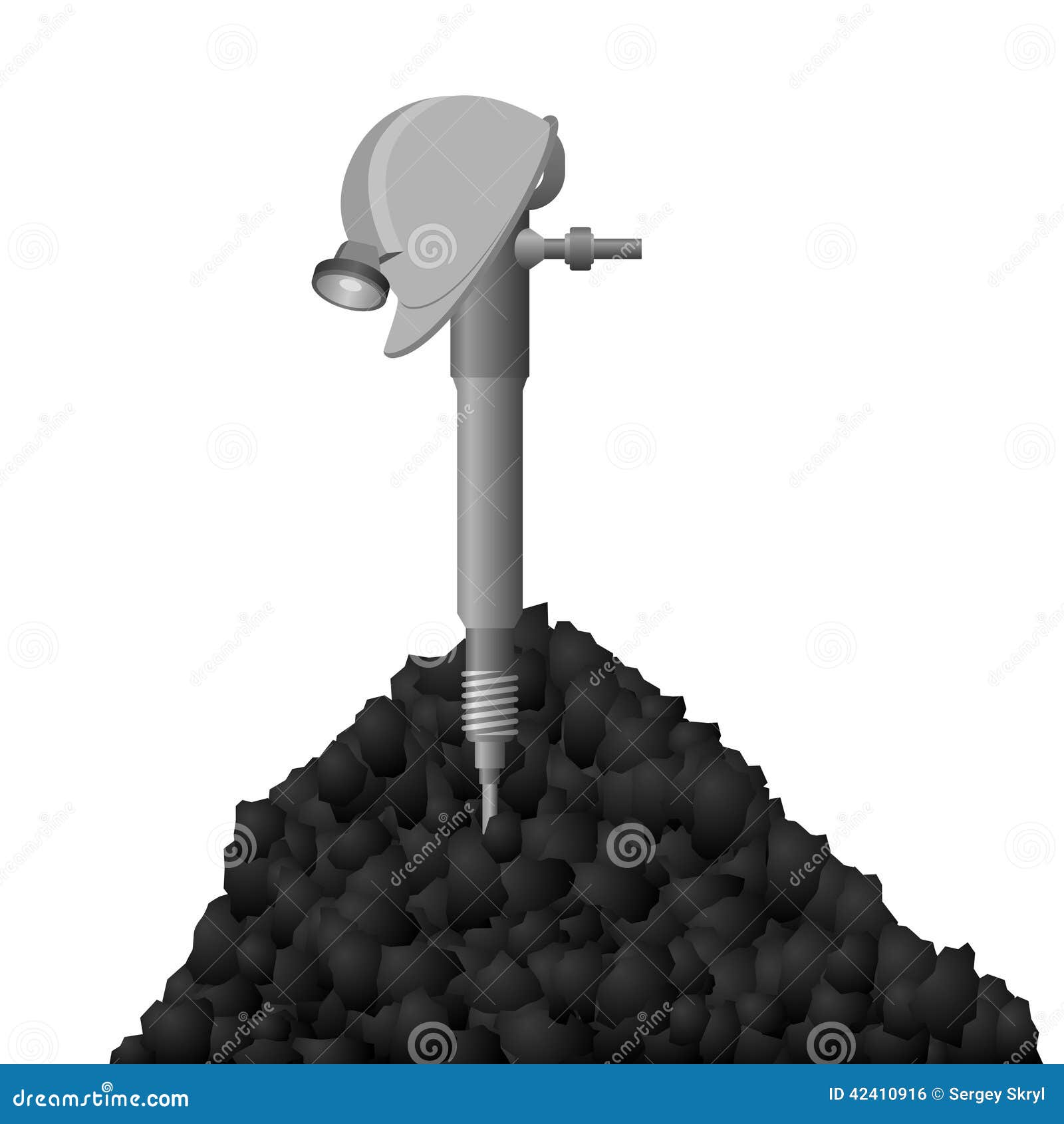 Miners Gray Gummy Candy G Cute Mascot Character Wearing Helmet Cartoon ...