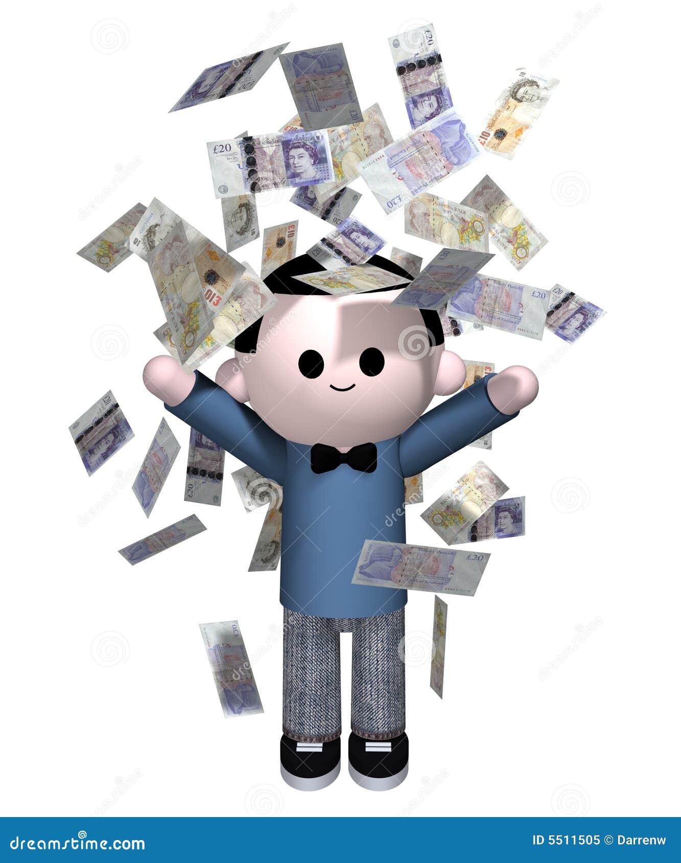 Jackpot Boy stock illustration. Illustration of illustrations - 5511505