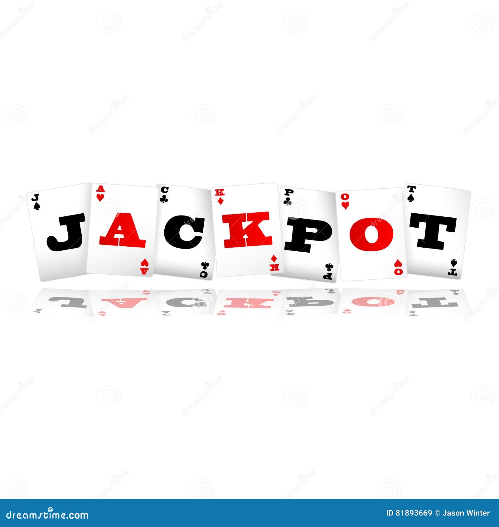 Jackpot Logo Cartoon Vector | CartoonDealer.com #7678731