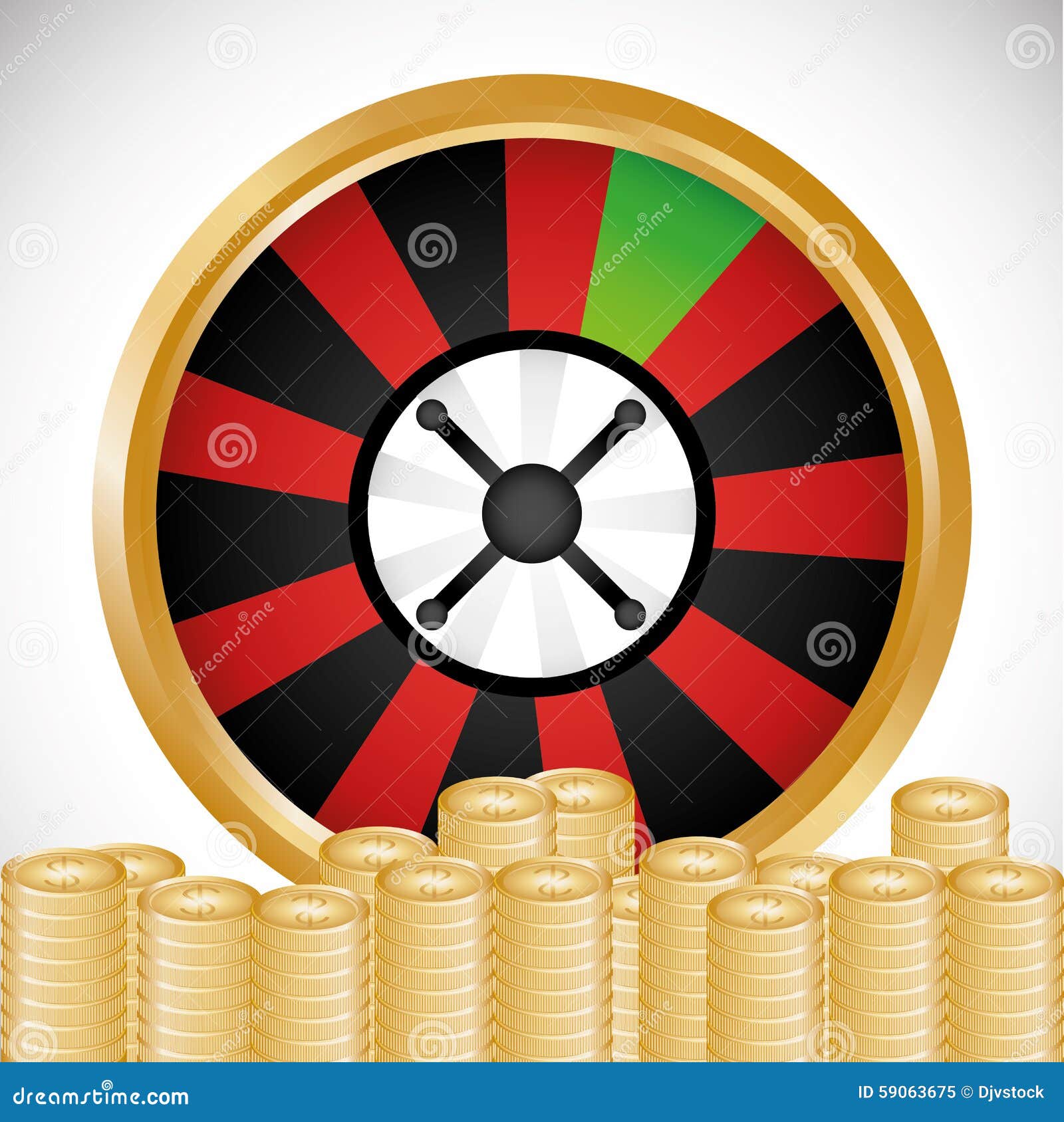 Jackpot design stock illustration. Illustration of handle - 59063675