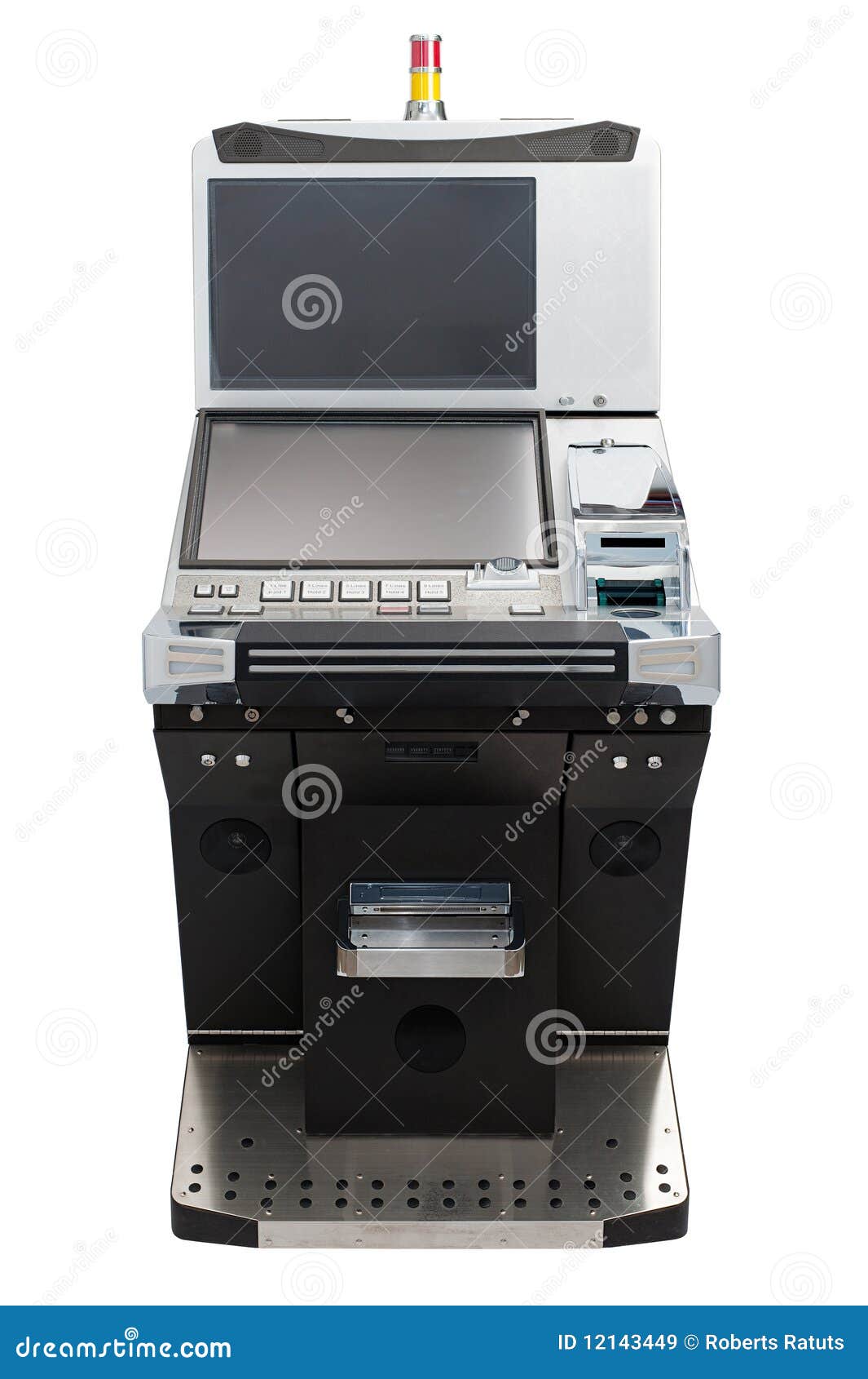 Jackpot machine stock image. Image of business, gambling - 12143449
