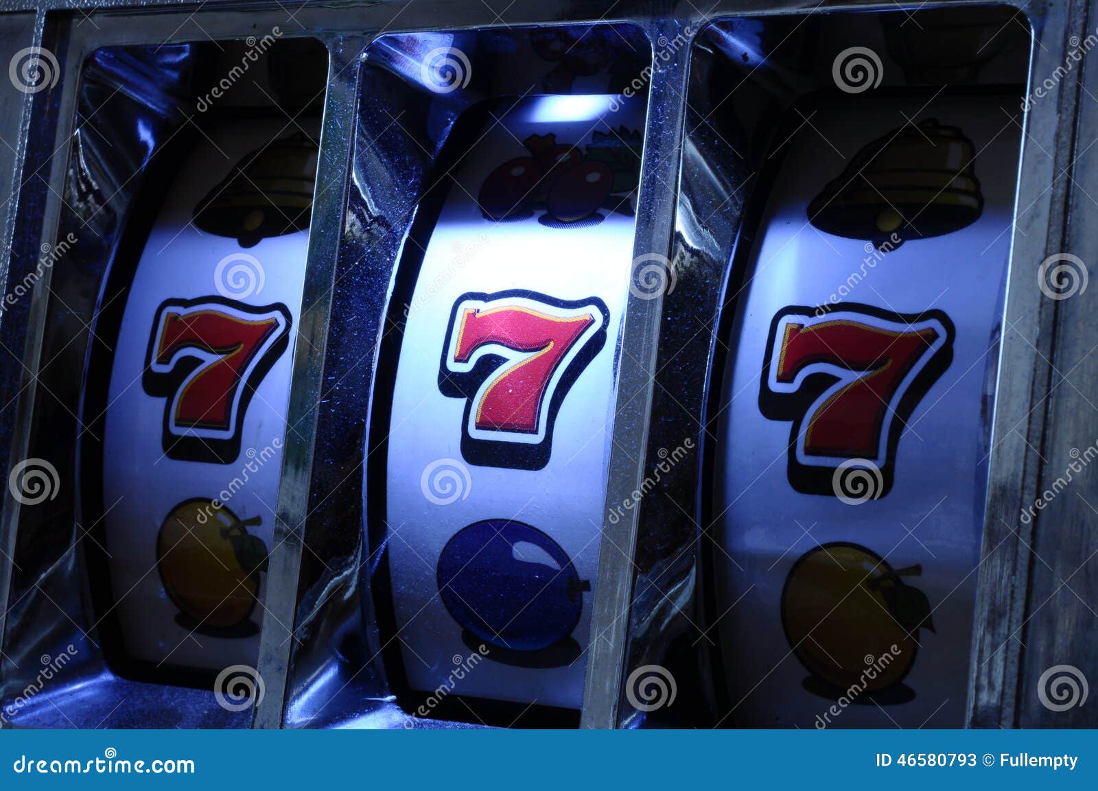 Jackpot on slot machine stock image. Image of machine - 46580793